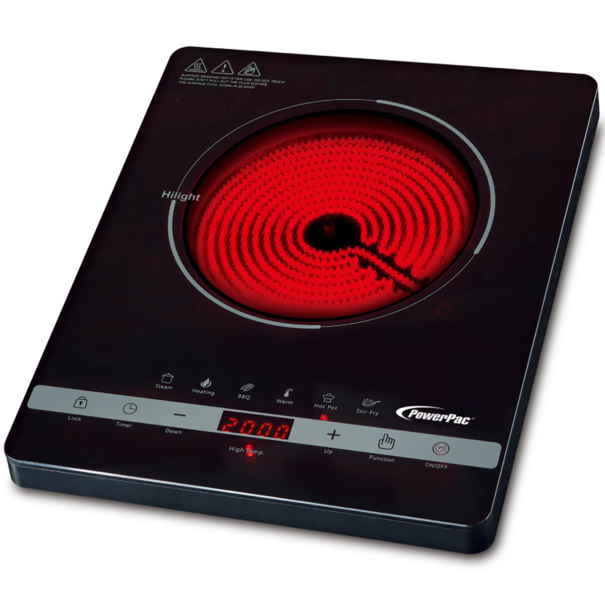 PowerPac Ceramic Cooker (PPIC836) | NTUC FairPrice