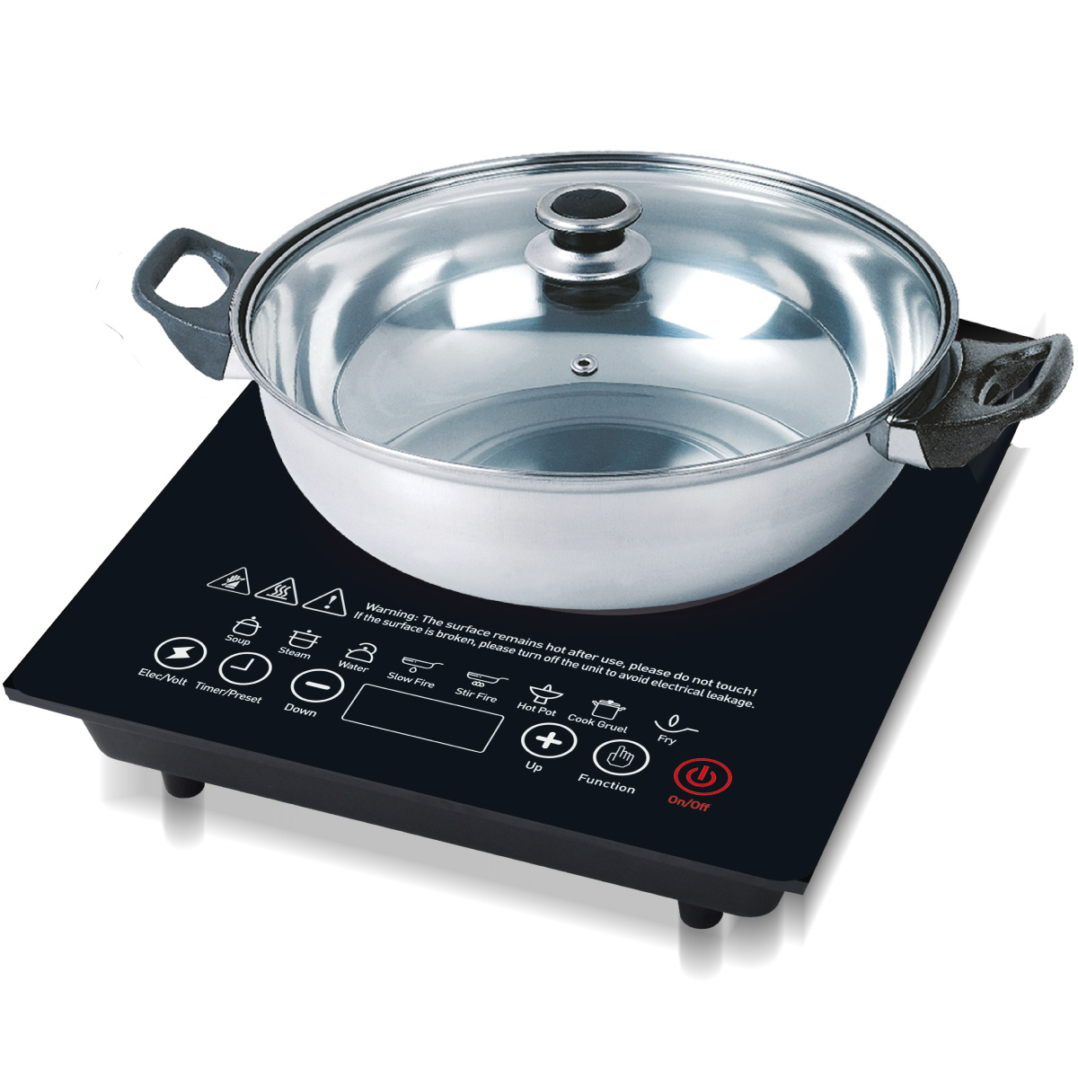 PowerPac Induction Cooker With SS Pot (PPIC888) | NTUC FairPrice