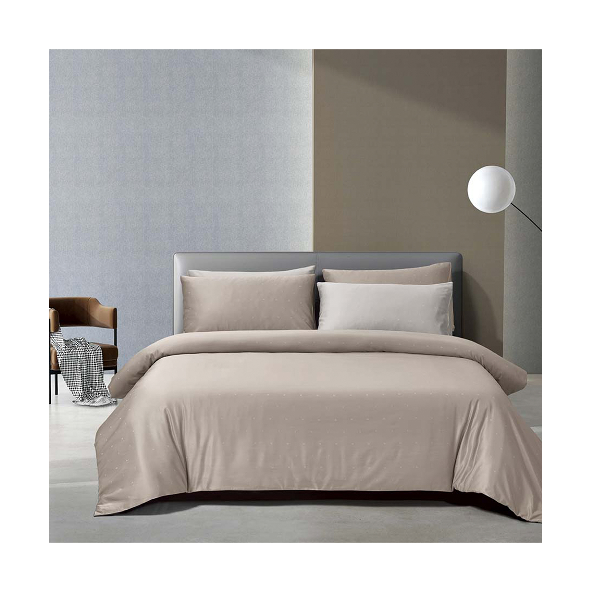 Epitex ME2352 Melange Dobby Fitted Sheet Set - Single | NTUC FairPrice