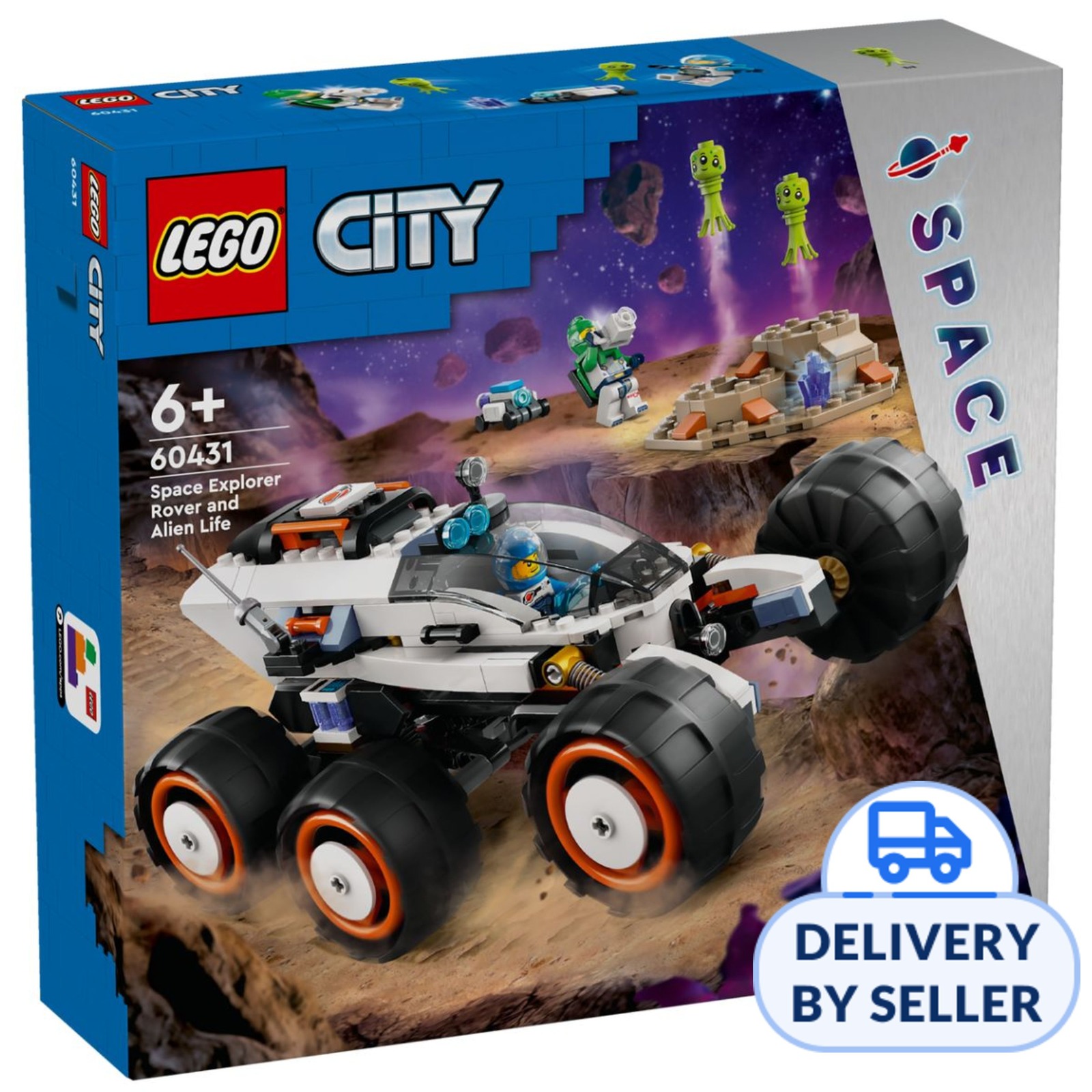 LEGO 60431 City Space Explorer Rover and Alien Life | NTUC FairPrice