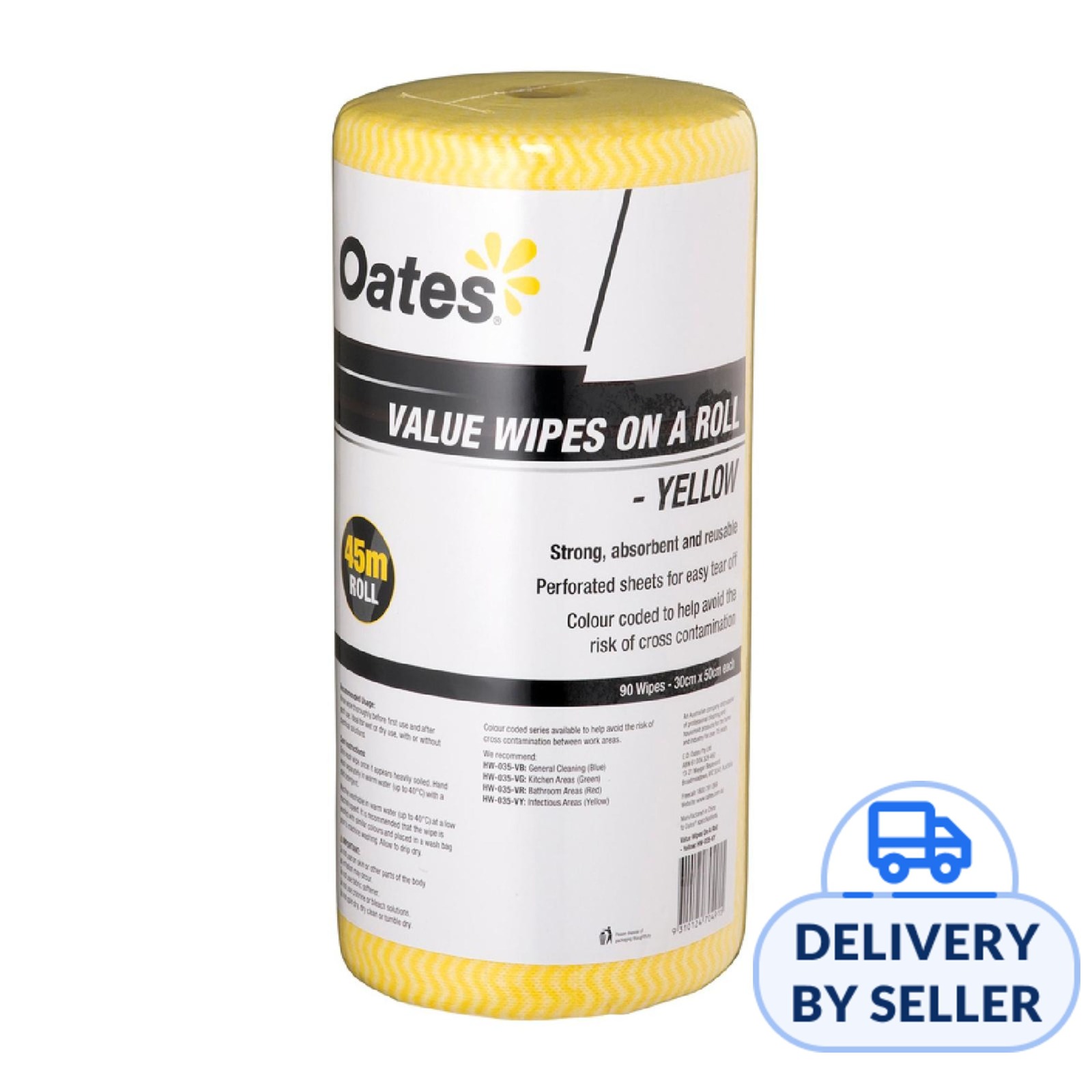 Oates Value Wipes - Yellow | NTUC FairPrice