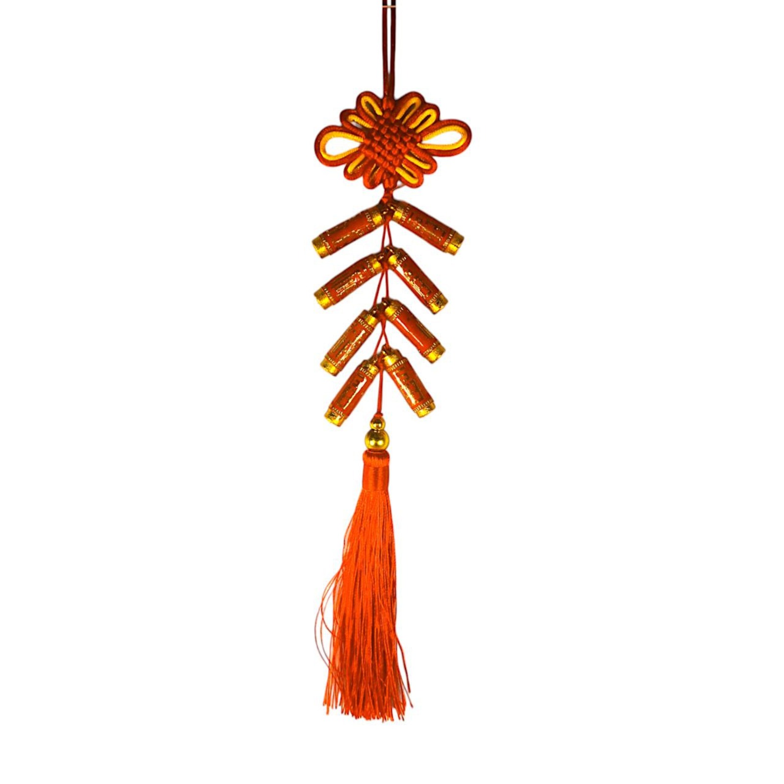 Partyforte CNY Hang Deco - Firecracker and Chinese Knot | NTUC FairPrice