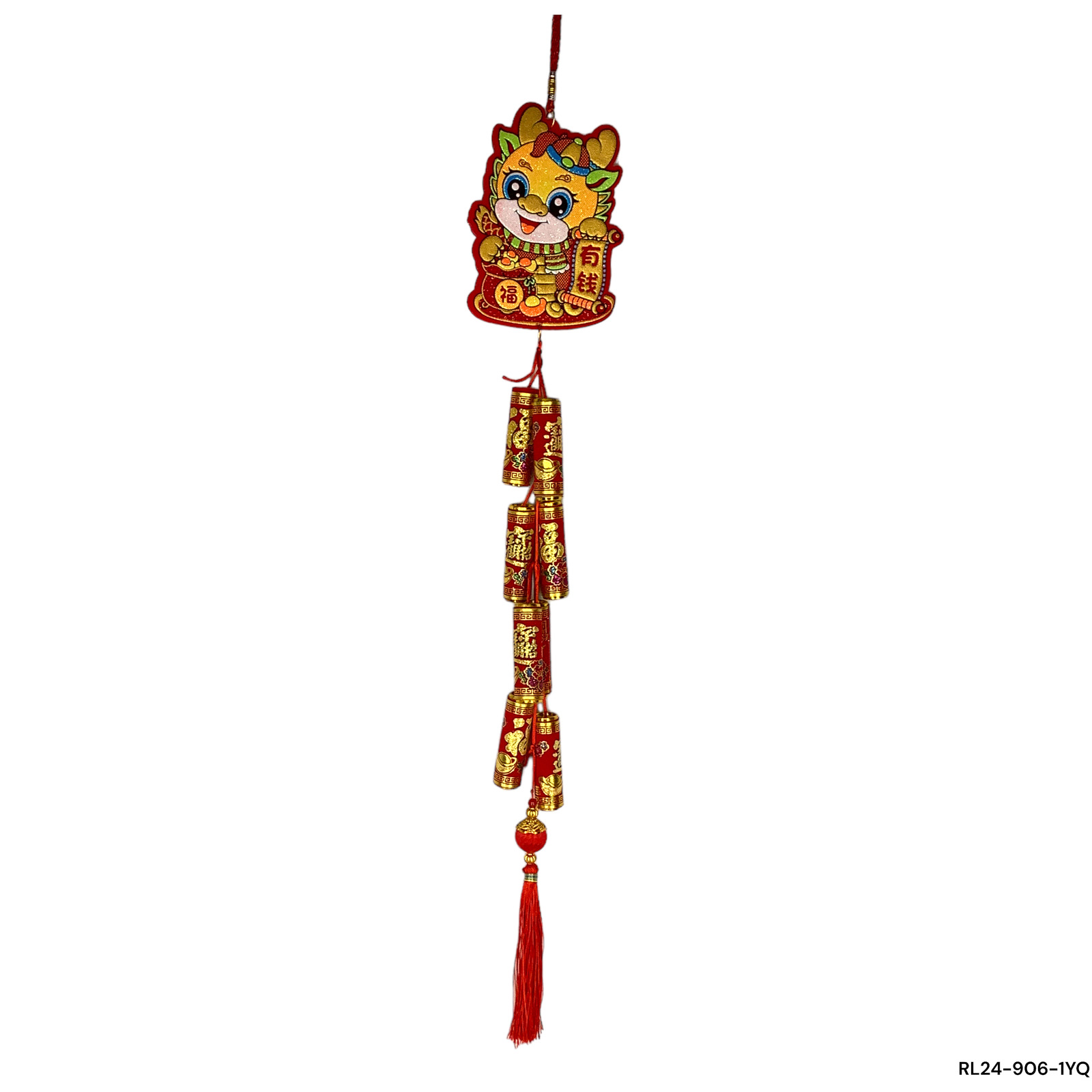 Partyforte CNY 0.7m Hang Firecracker Deco - Cute Dragon Money | NTUC ...