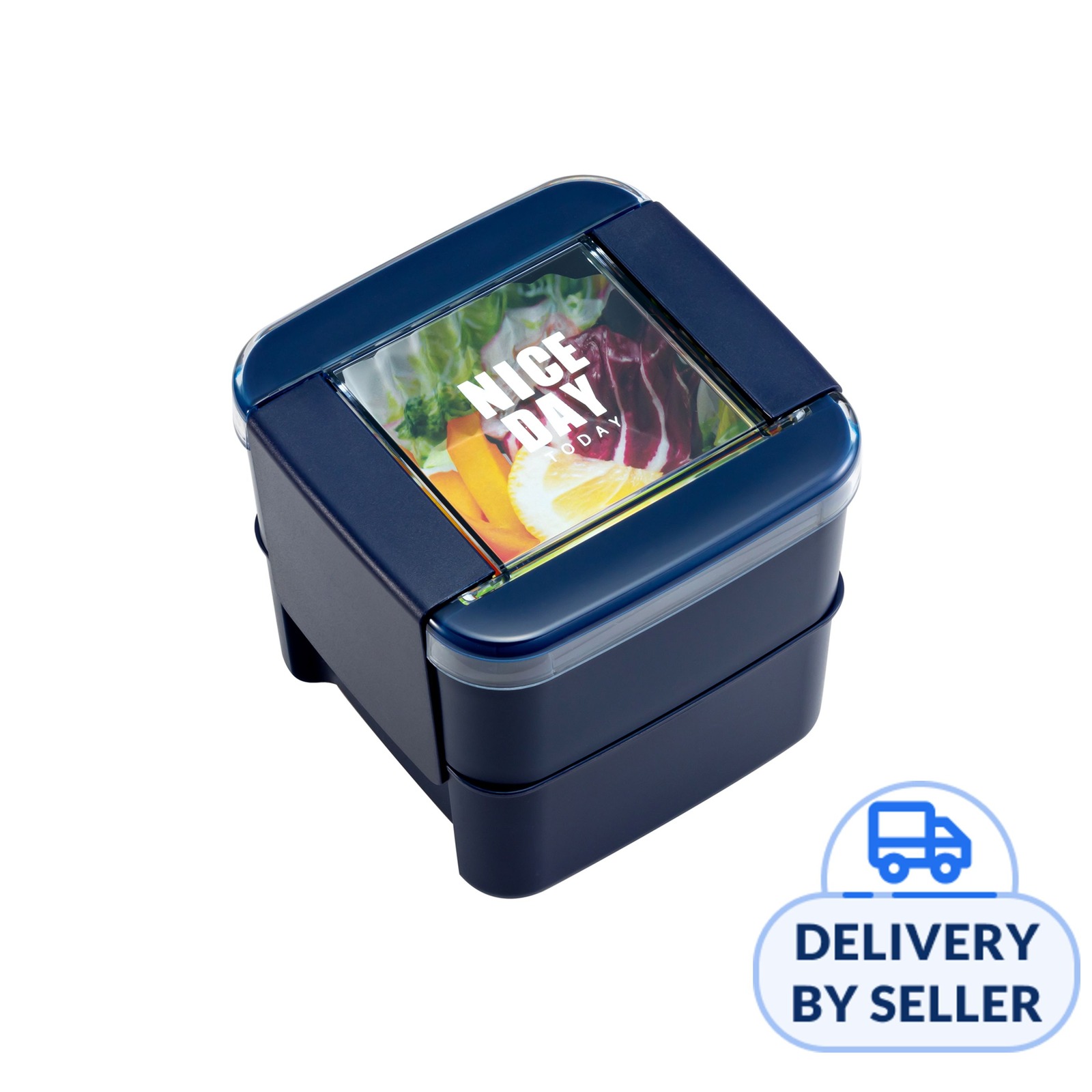 Lustroware Easy Care Lunch Box Deep Type 680ml-Navy | NTUC FairPrice