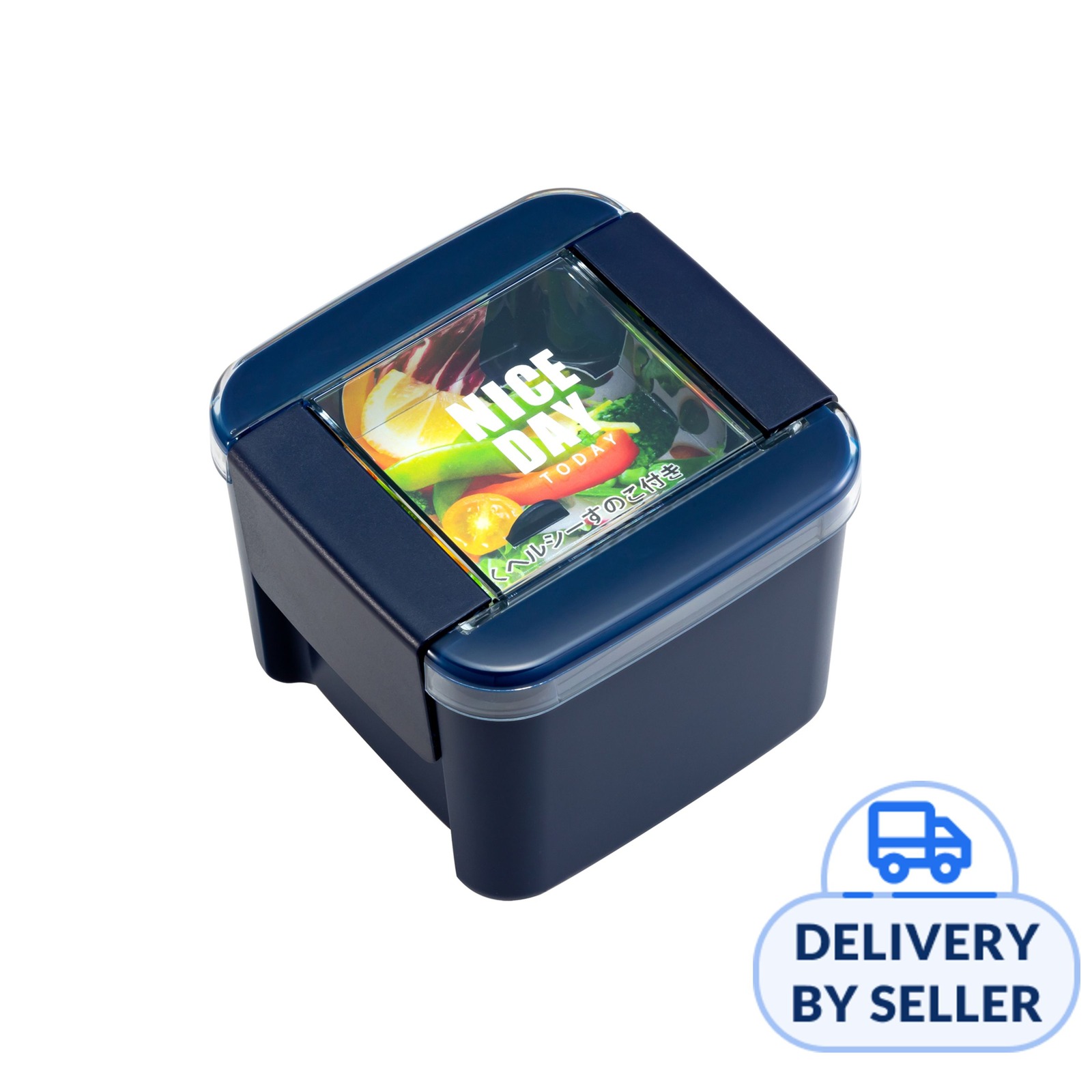 Lustroware Easy Care Lunch Box Deep Type 610ml-Navy | NTUC FairPrice