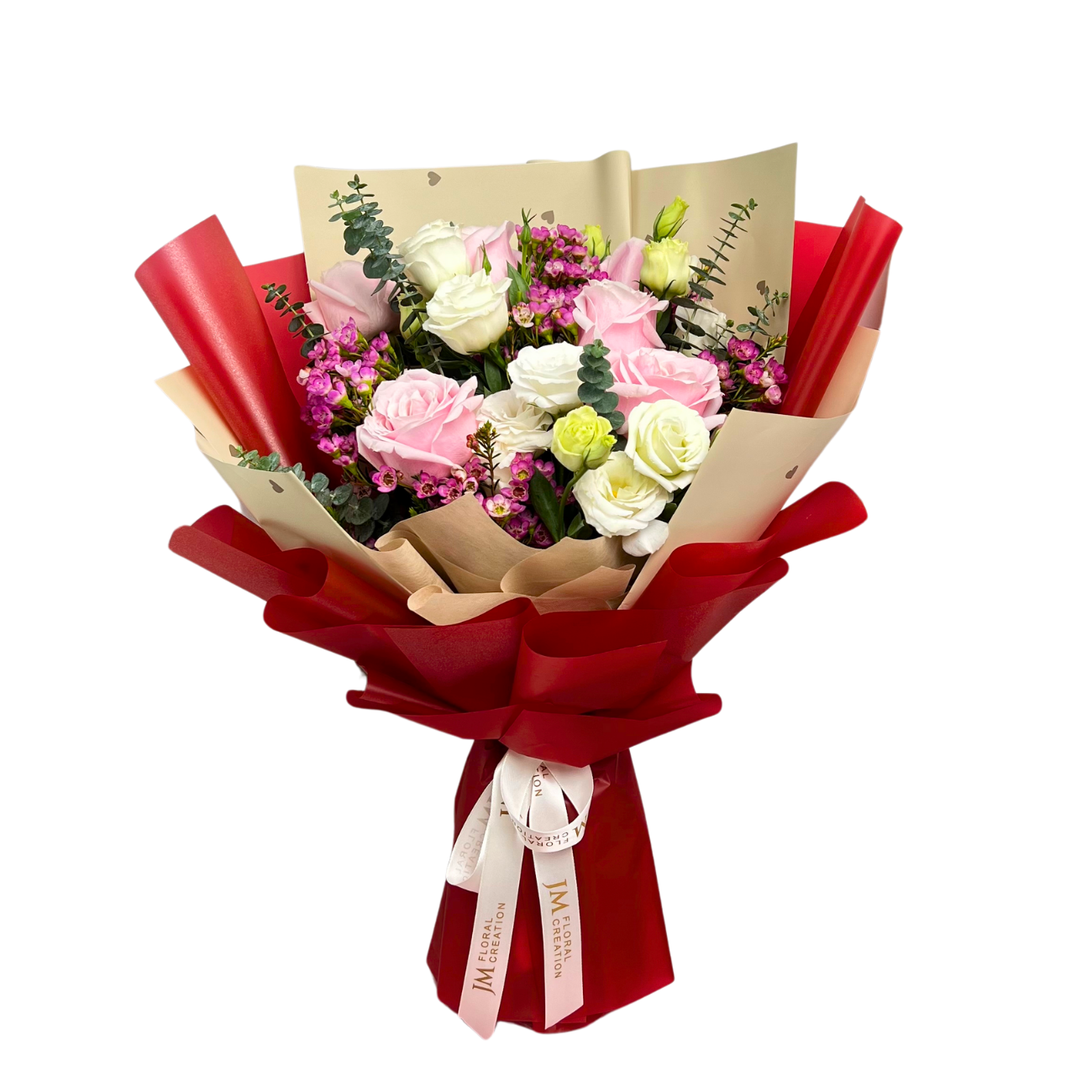 JM Flower Embrace Love Bouquet (6 Roses) | NTUC FairPrice