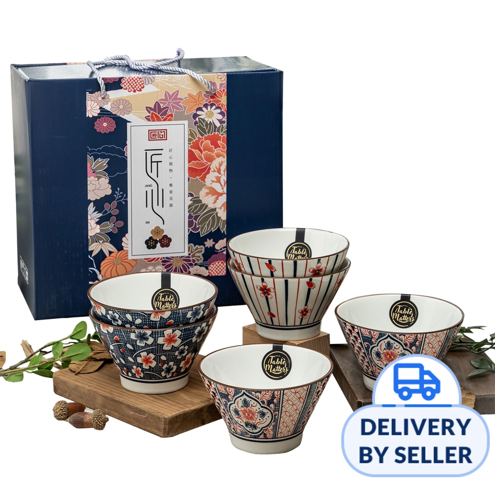 Table Matters Bloom Assorted 5 inch Salad Bowl (Set of 6) | NTUC FairPrice