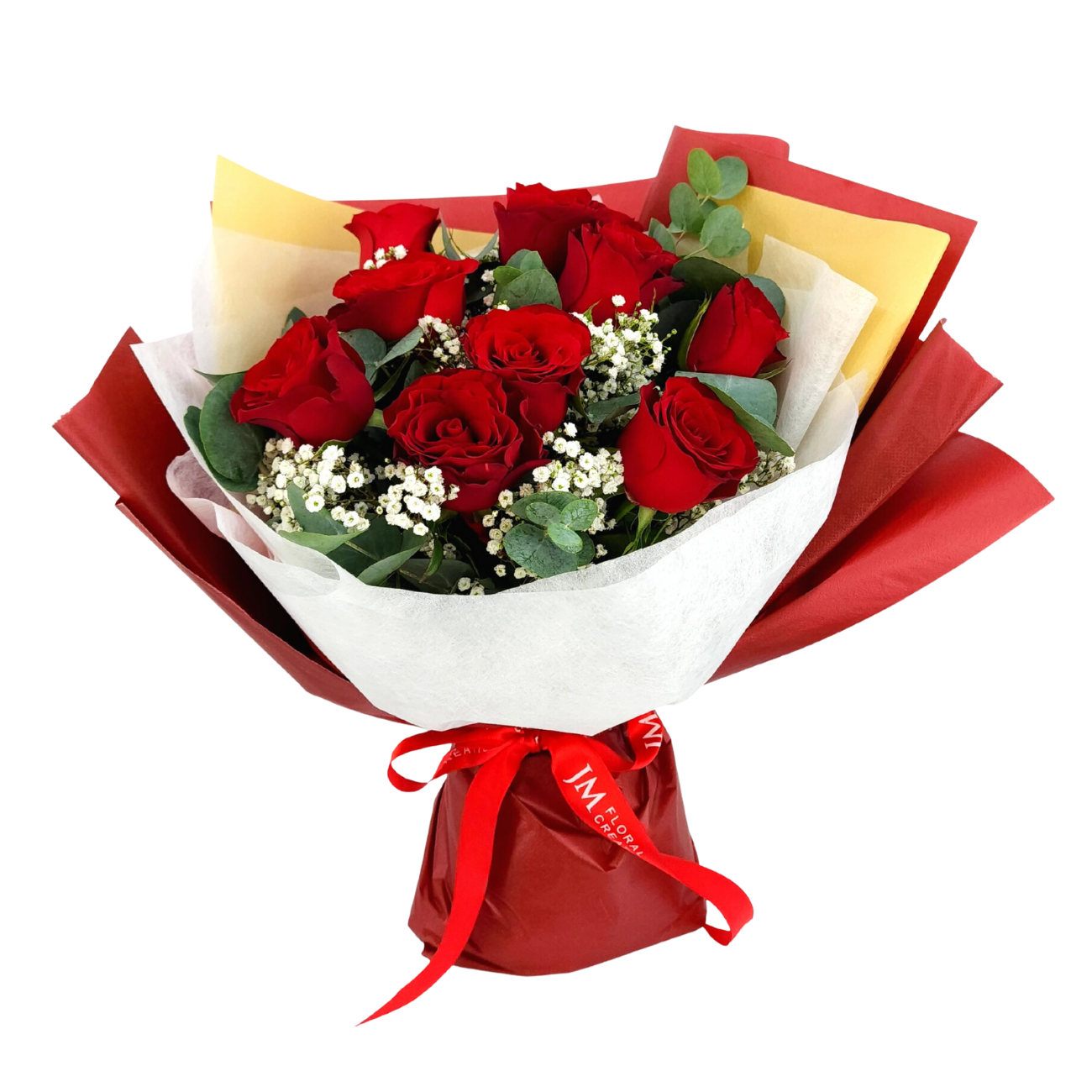 JM Flower Santana Bouquet (9 Roses) | NTUC FairPrice