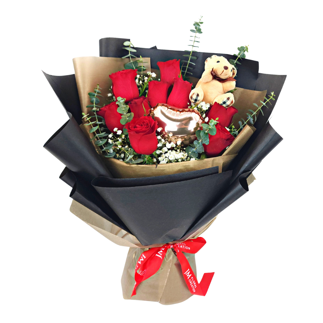 JM Flower Enchantment Bouquet (9 Roses) | NTUC FairPrice