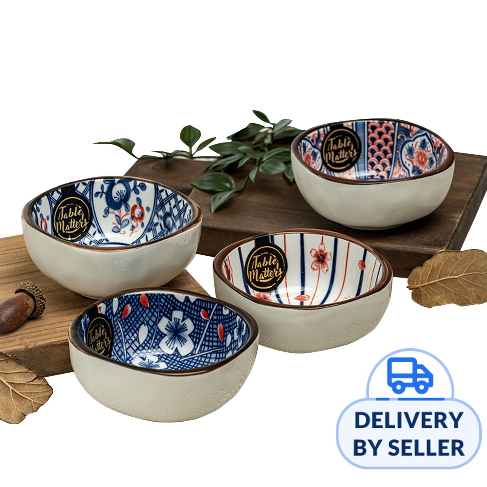 Table Matters Bloom Assorted 4 inch Saucer (Set of 4) | NTUC FairPrice