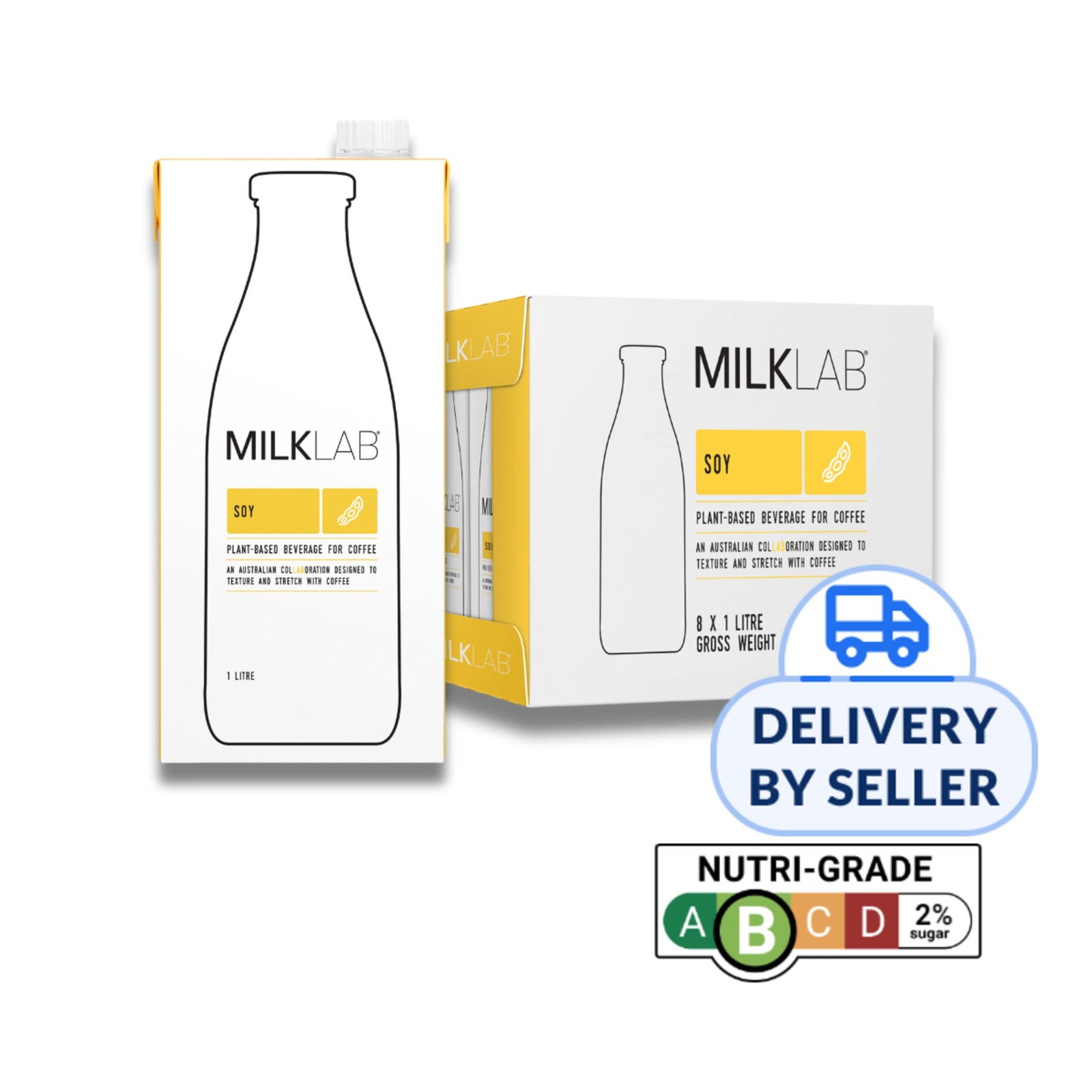 MilkLAB Soy Milk Plant-Based Beverage For Coffee | NTUC FairPrice