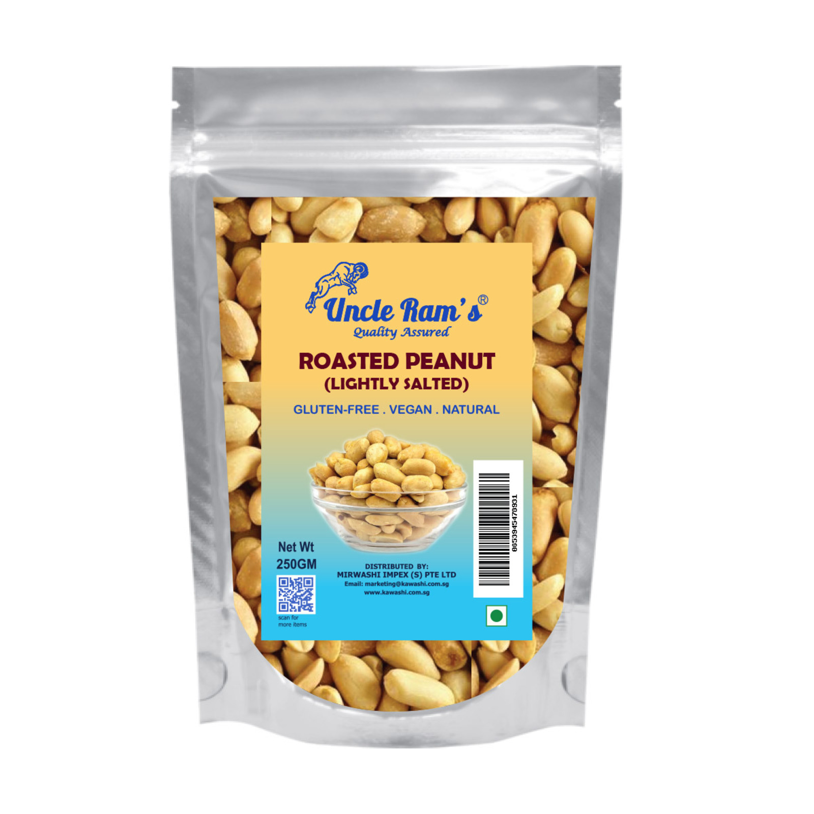 Uncle Ram's Roasted Peanut (Lightly Salted) | NTUC FairPrice