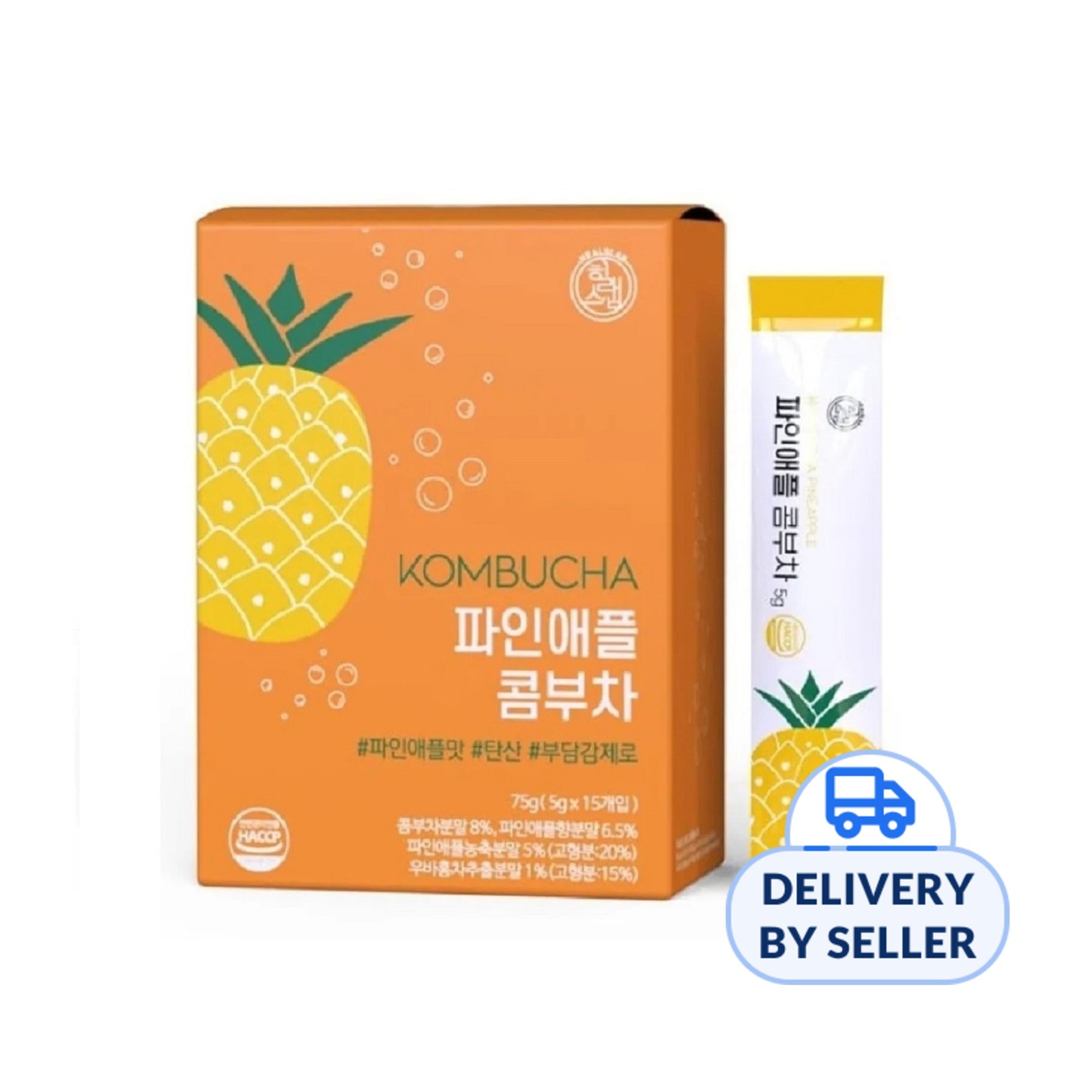 HEALSLAB Instant Kombucha Fermented Powdered Drink, Pineapple | NTUC ...
