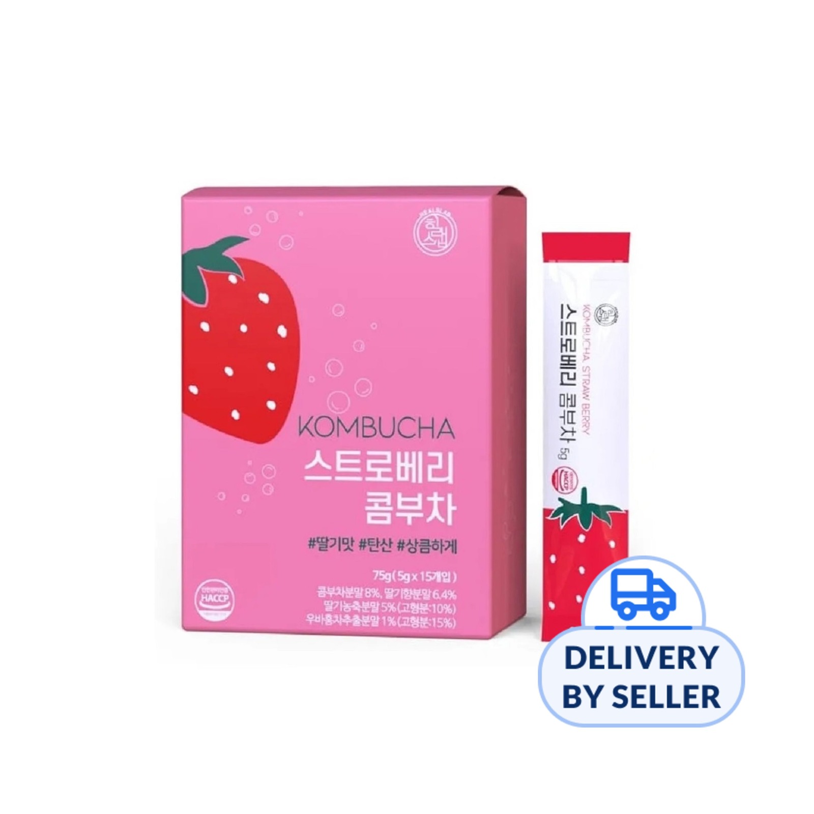 HEALSLAB Instant Kombucha Fermented Powdered Drink Strawberry | NTUC ...