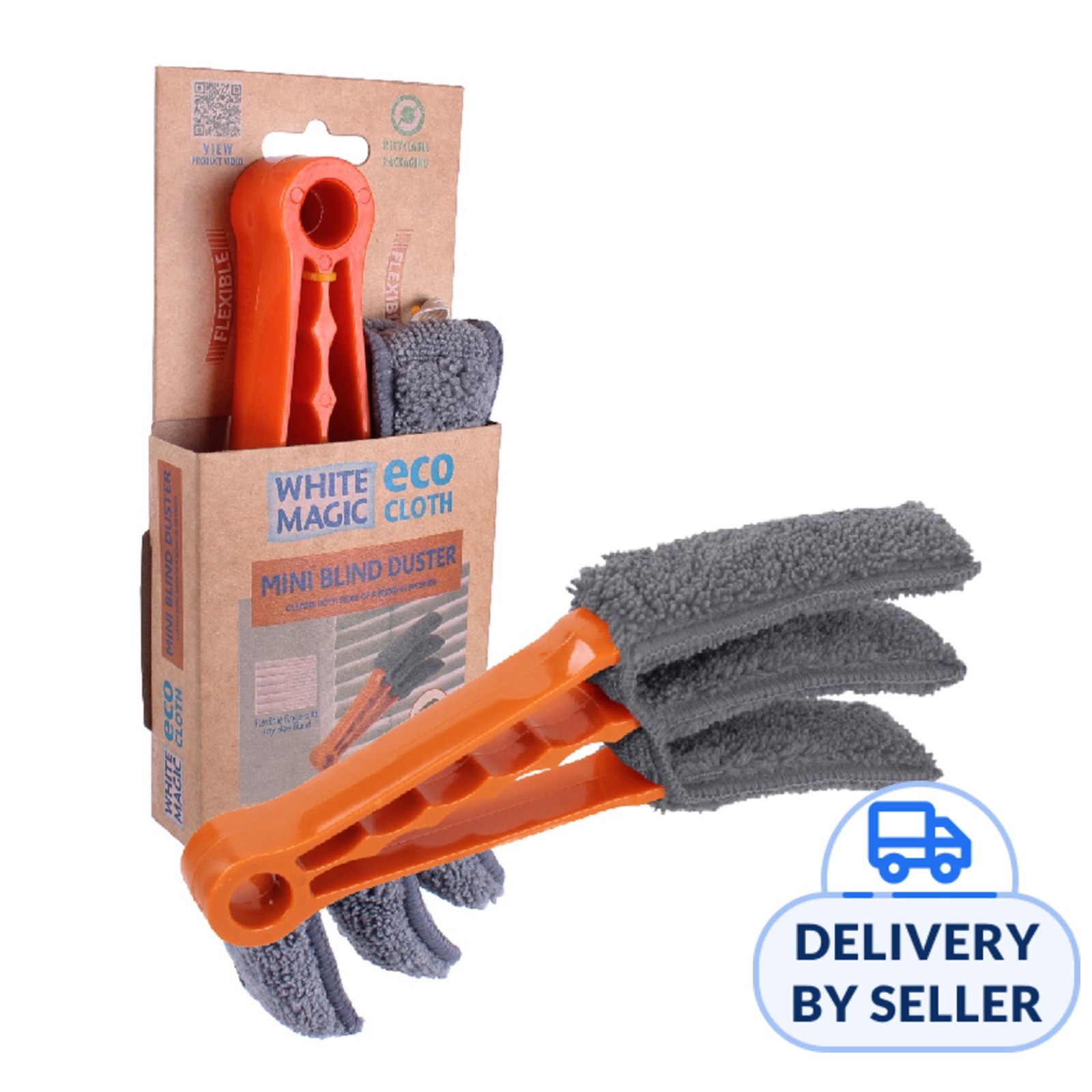 White Magic Eco Cloth Mini Blind Duster | NTUC FairPrice