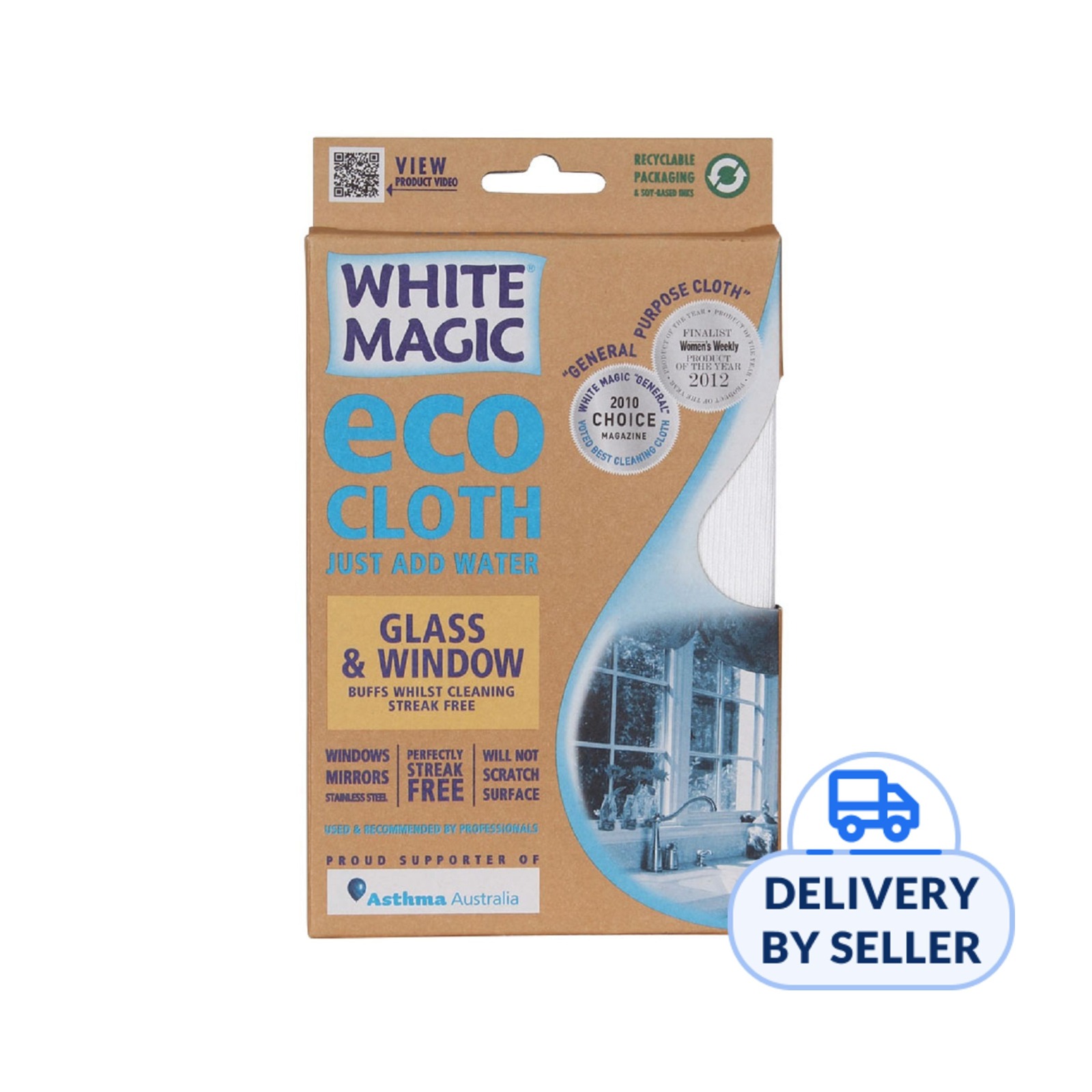 White Magic Eco Cloth Window & Glass Just Add Water | NTUC FairPrice