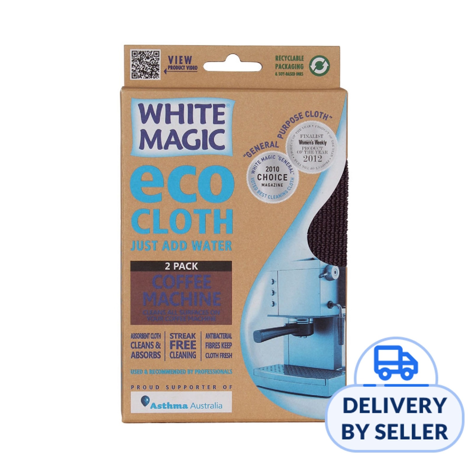 White Magic Eco Cloth Coffee Machine Cleans with Just Water | NTUC ...