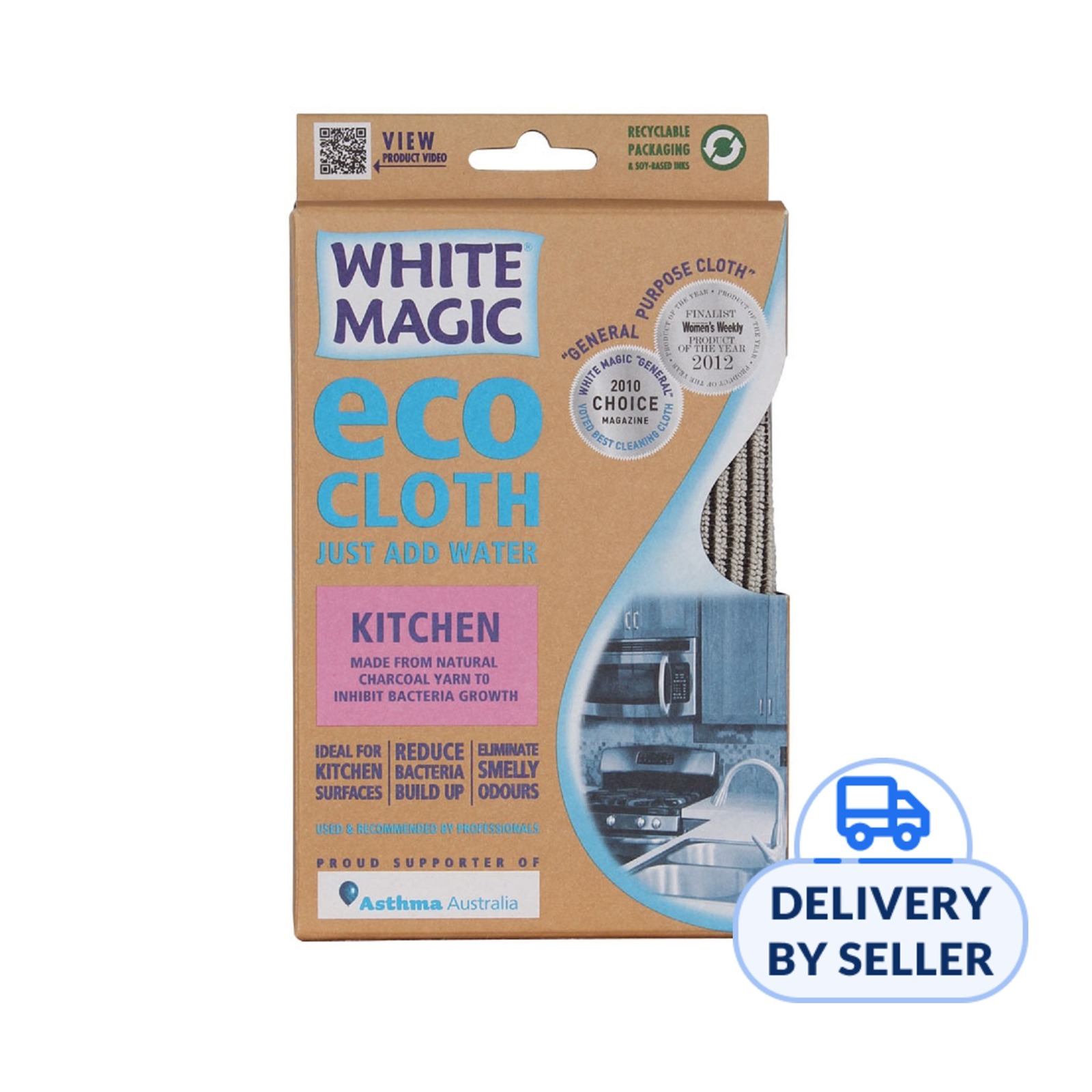 White Magic Eco Cloth Kitchen Cleans with Just Water | NTUC FairPrice
