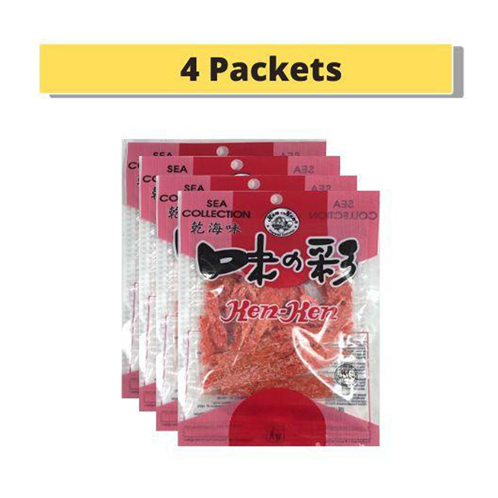 Ken Ken Red Slice Cuttlefish 4 x 30G | NTUC FairPrice