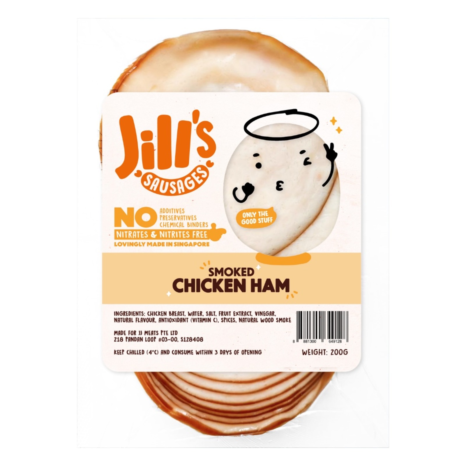 Jill's Sausages Smoked Chicken Ham (Nitrite Free) | NTUC FairPrice