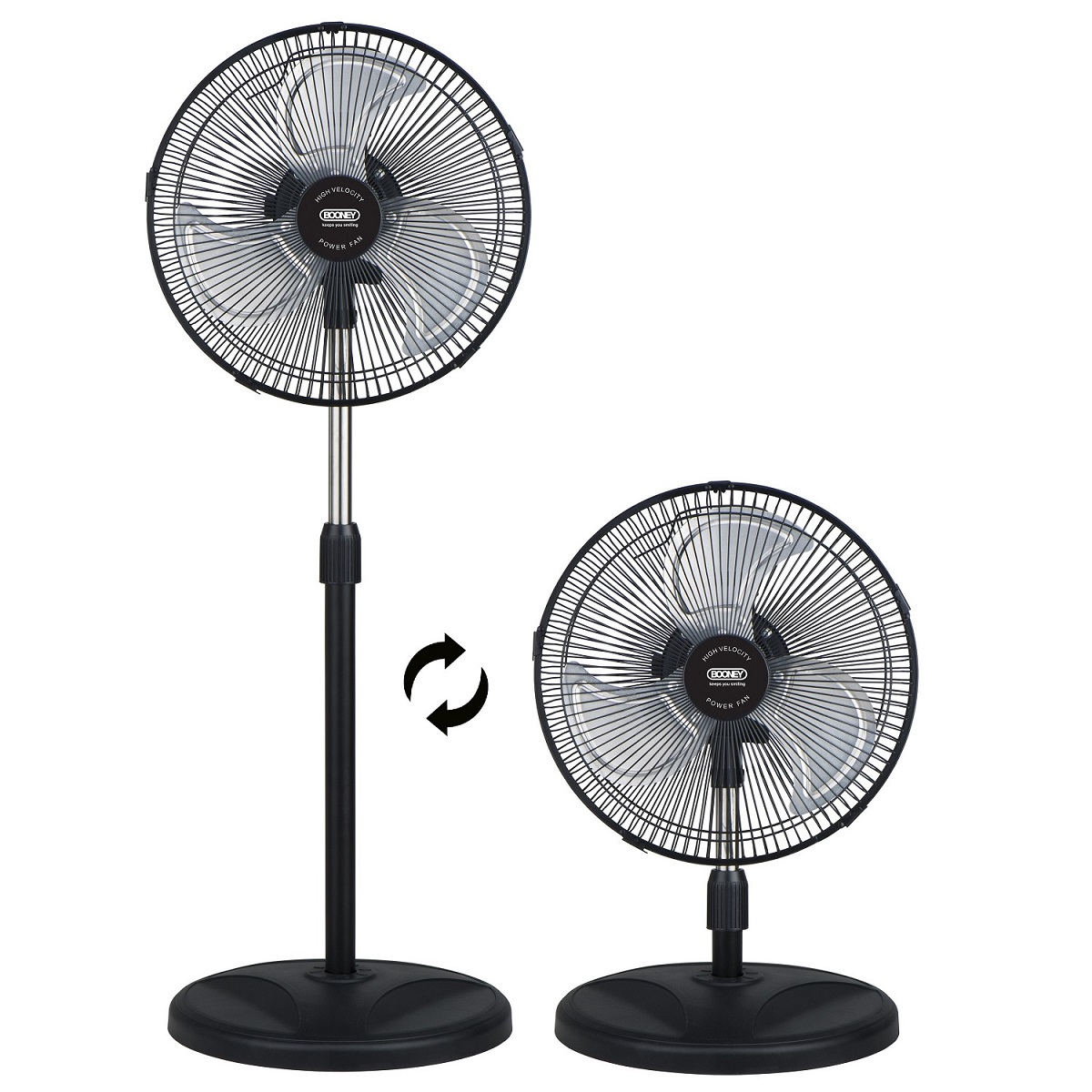Booney 12 Inches Electric 2-in-1 Power Fan BPF308S | NTUC FairPrice