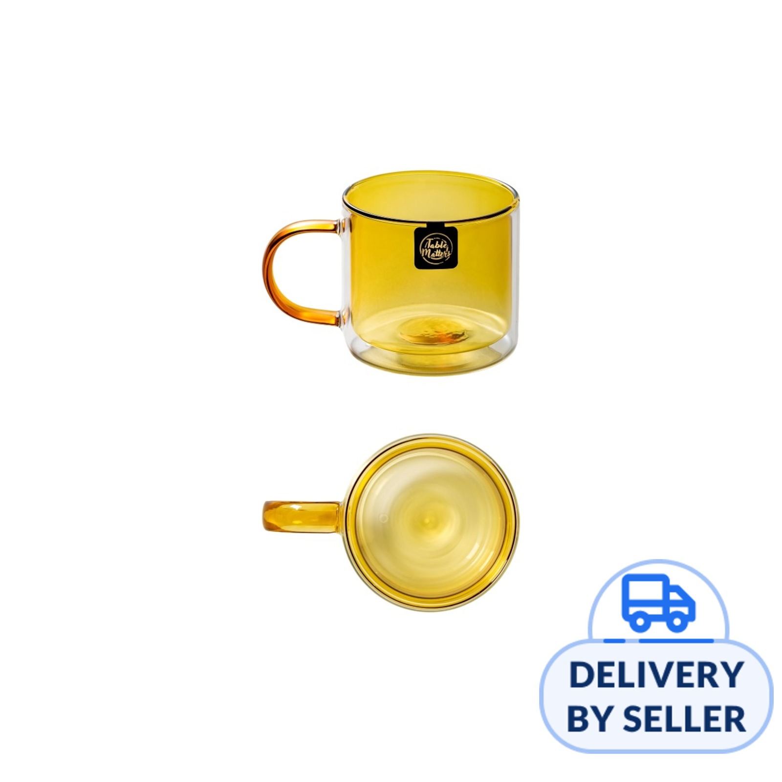 Table Matters TAIKYU 250ml Double Wall Drinking Mug-Amber | NTUC FairPrice