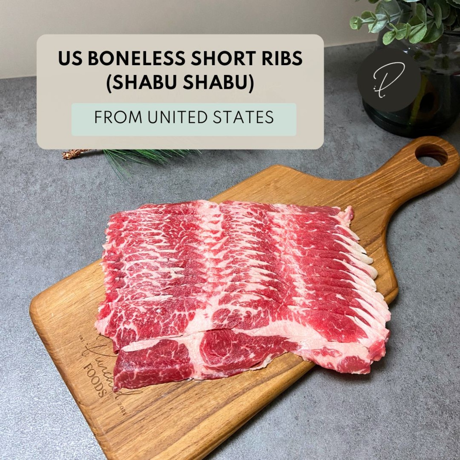 Punched Foods USDA Boneless Short Ribs (Shabu Shabu) | NTUC FairPrice