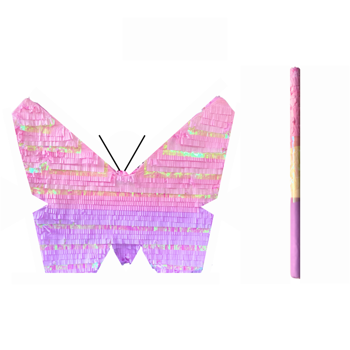 Pinata Pink And Purple Glitter Buttefrly With Free Stick | NTUC FairPrice