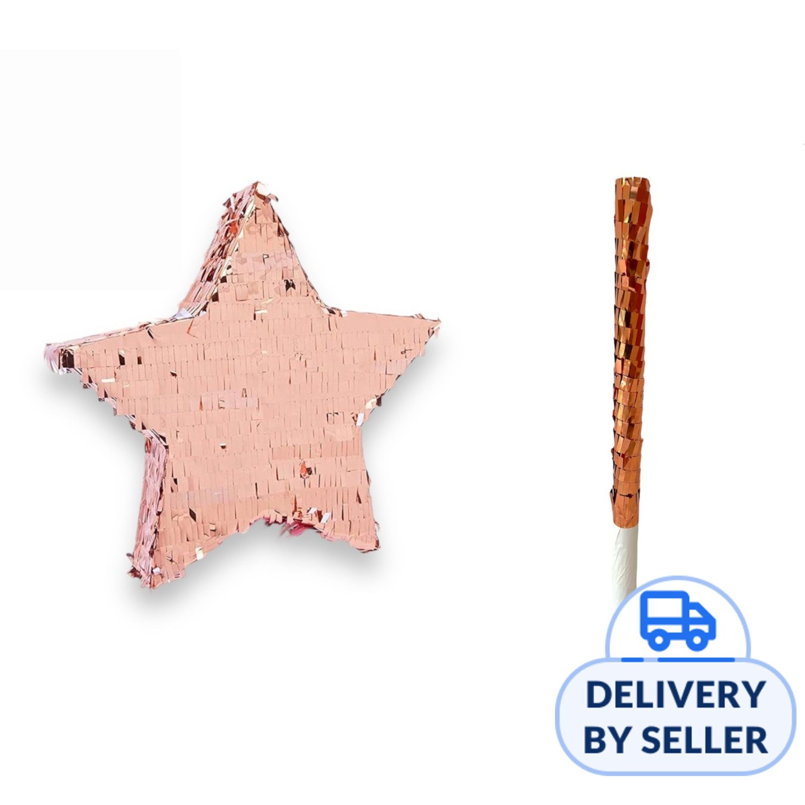 Pinata Rose Gold Star With Free Stick | NTUC FairPrice