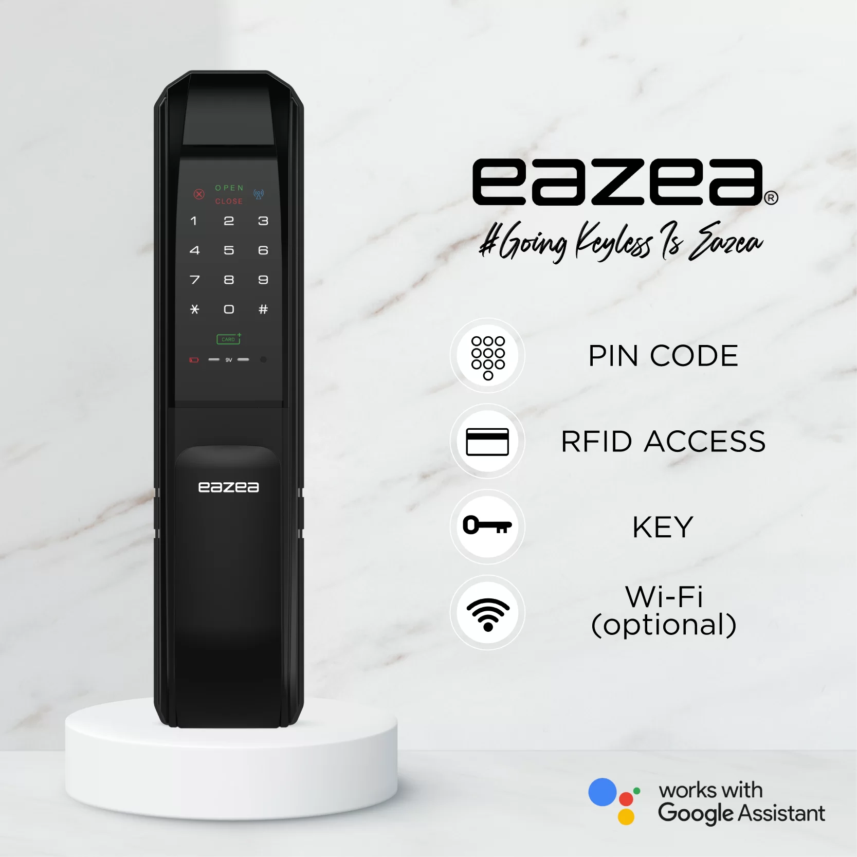 Eazea Tab Push Pull Digital Door Lock | NTUC FairPrice