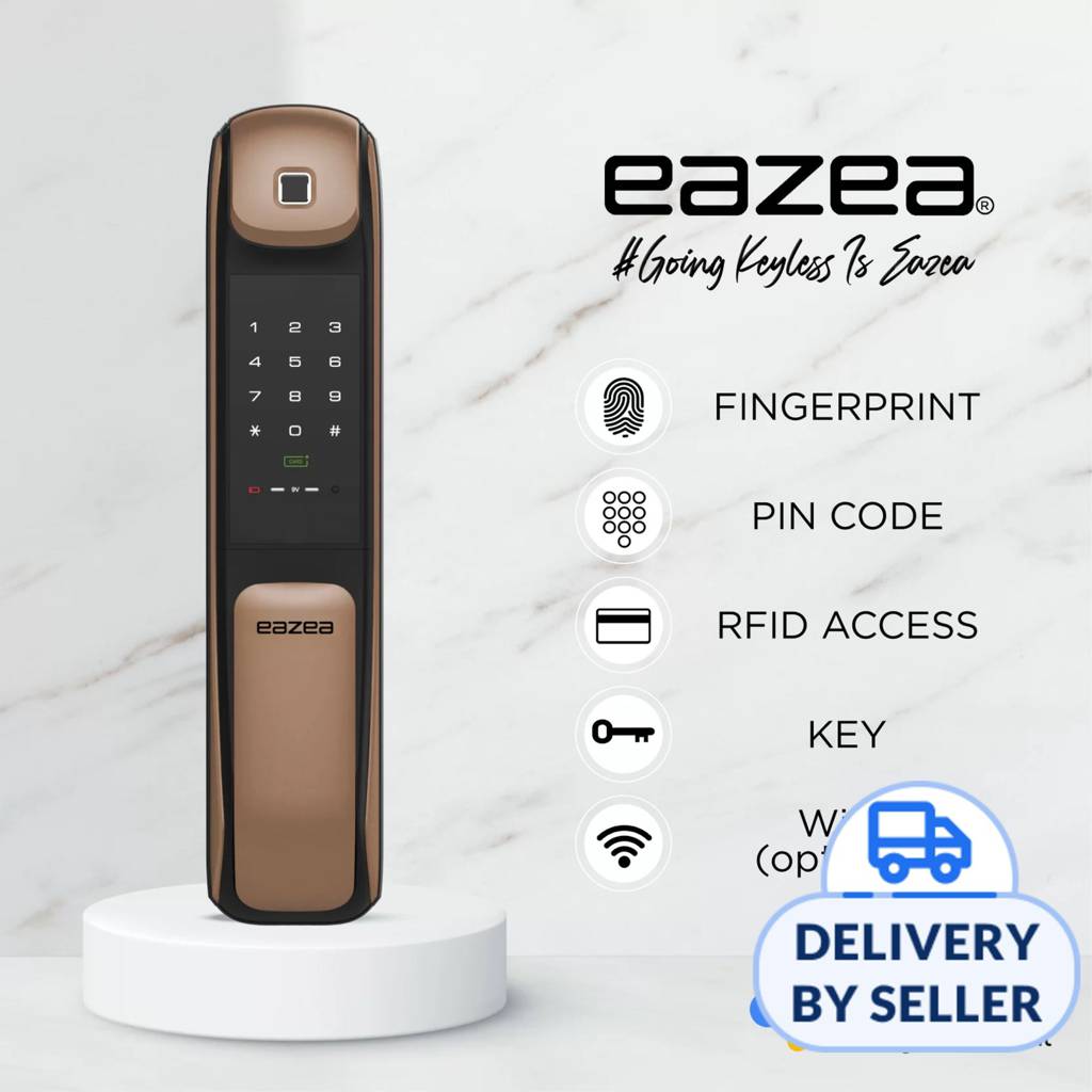Eazea Touch Push Pull Digital Door Lock | NTUC FairPrice