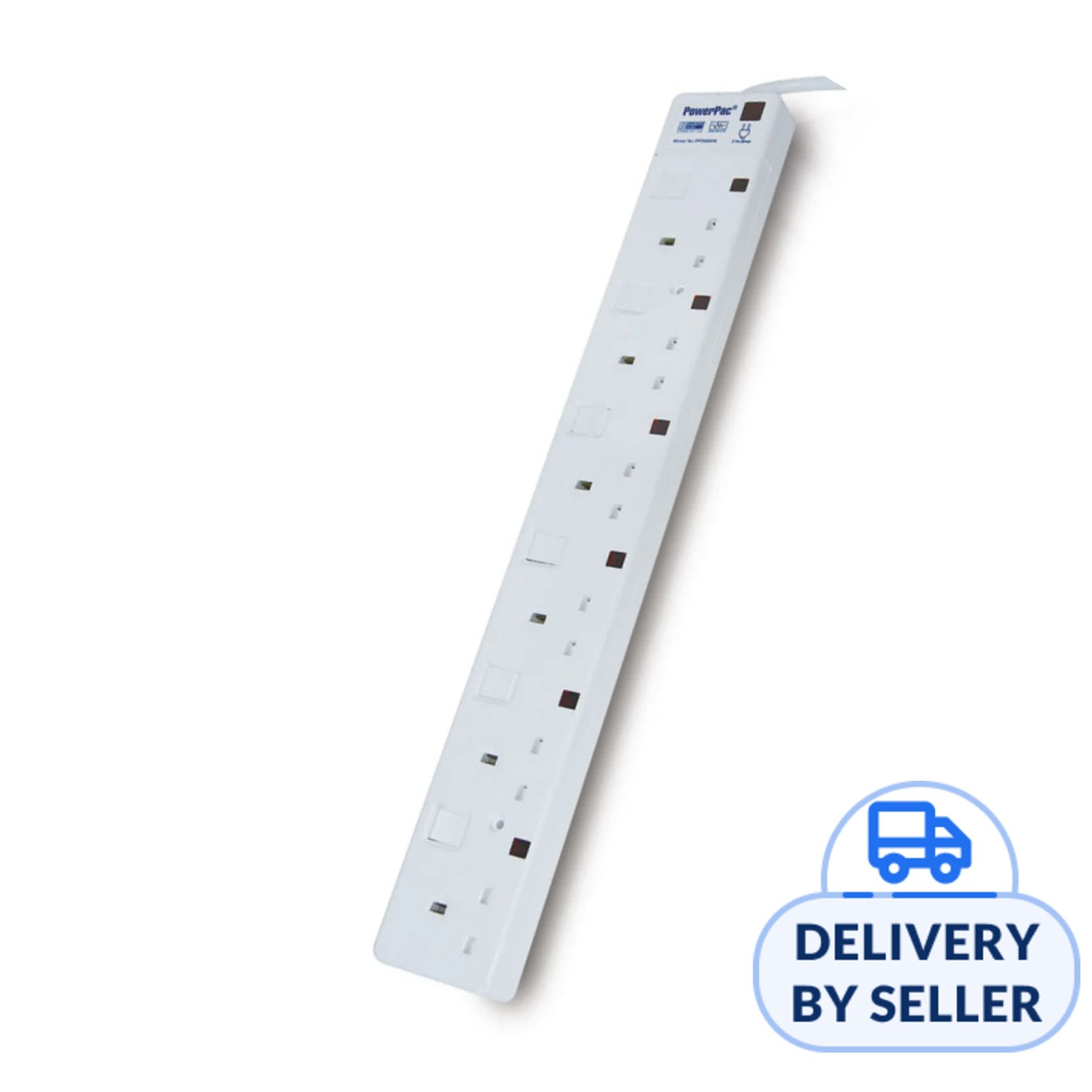 PowerPac 6 Way Ext. Socket 6 Menter W/Neon & Surge (PP6886N) | NTUC ...