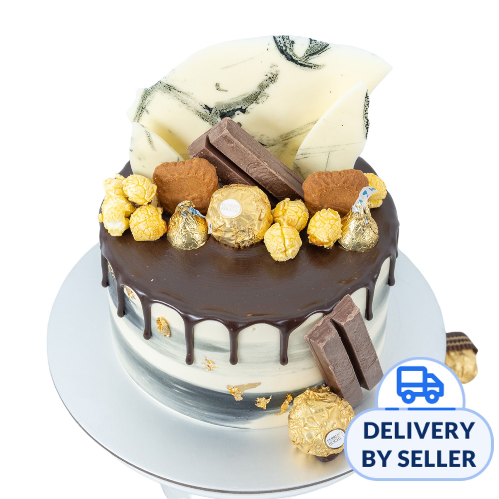 FNP Black and White Chocolate and Biscuit Cake | NTUC FairPrice