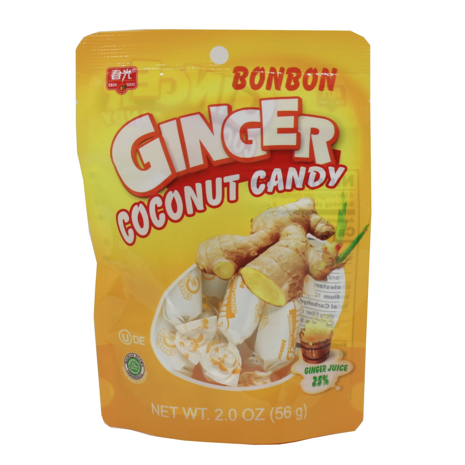Chun Guang Bonbon Coconut Candy (Ginger) | NTUC FairPrice