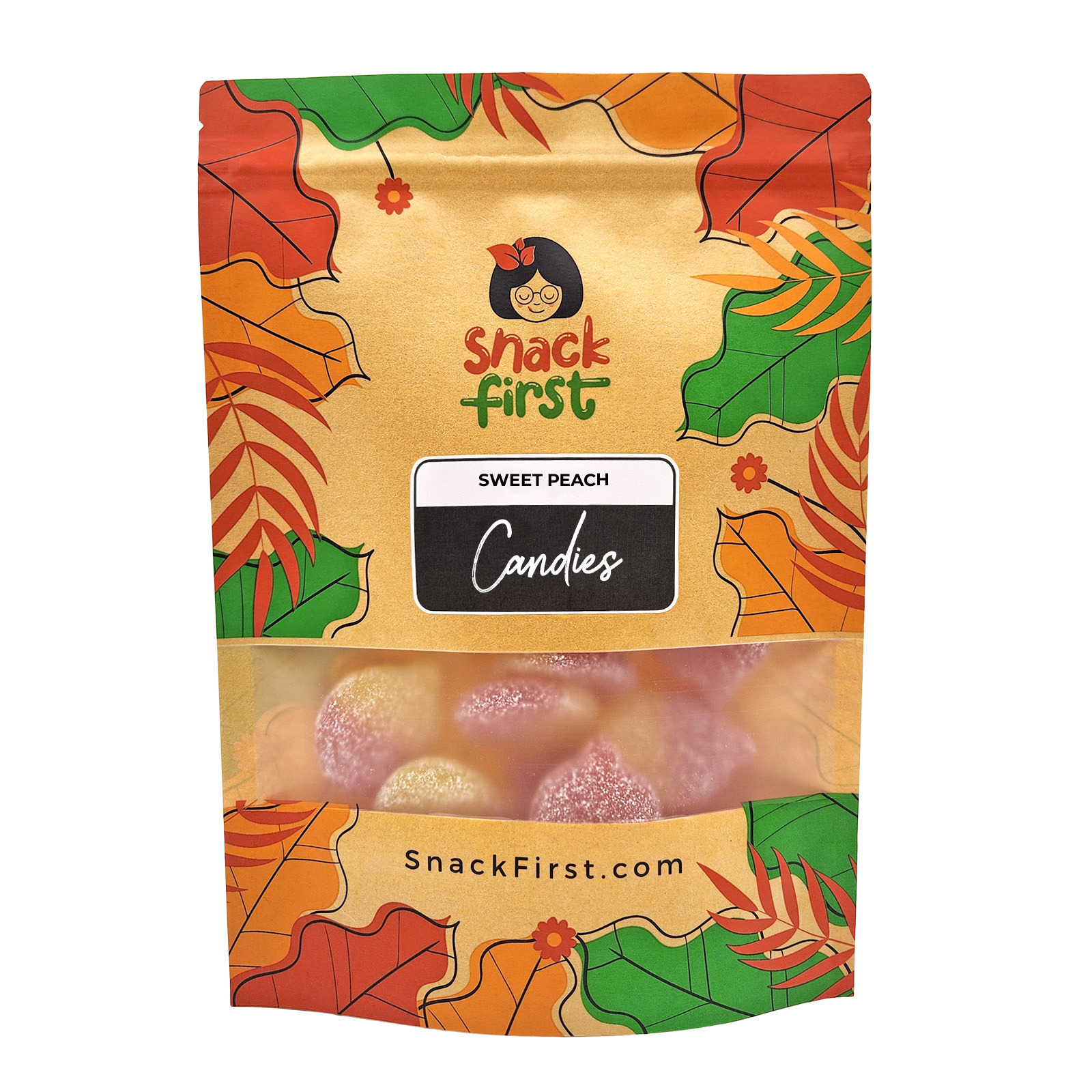 SnackFirst Sweet Peach Candies - Peach Flavour Party Treats | NTUC ...