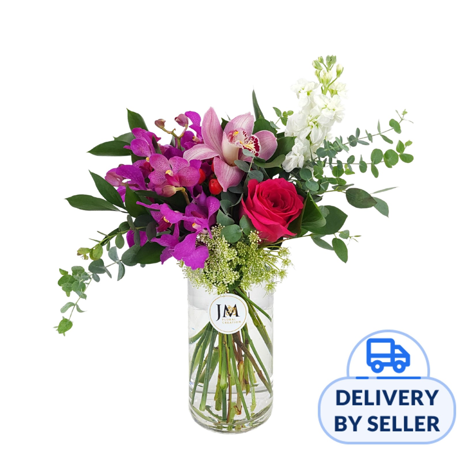 JM Flower Luciana Flower Vase | NTUC FairPrice