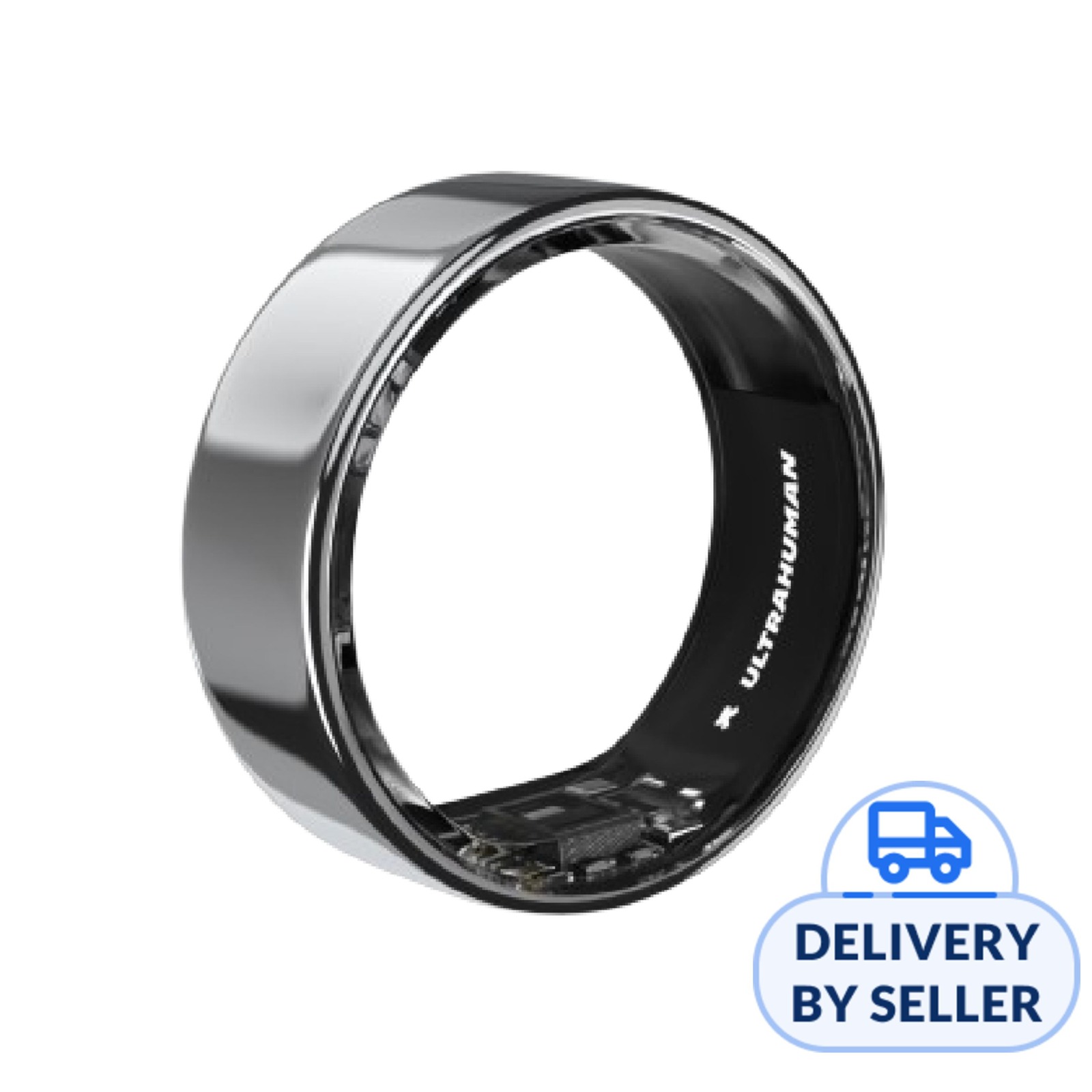 Ultrahuman RING AIR Smart ring, Space Silver - No 8 | NTUC FairPrice