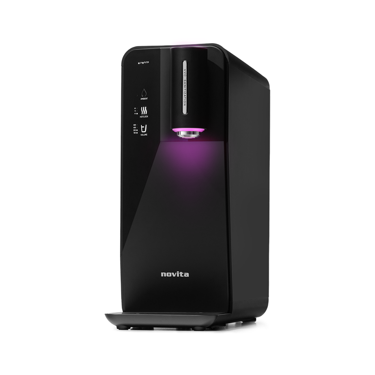 novita Instant Hot Water Dispenser W10 - Mystic Black | NTUC FairPrice