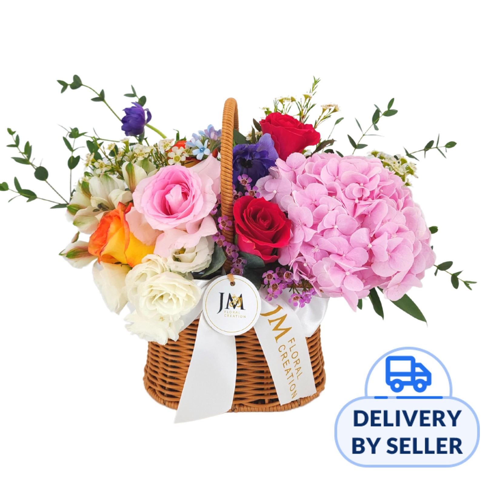 JM Flower Paulina Flower Basket | NTUC FairPrice