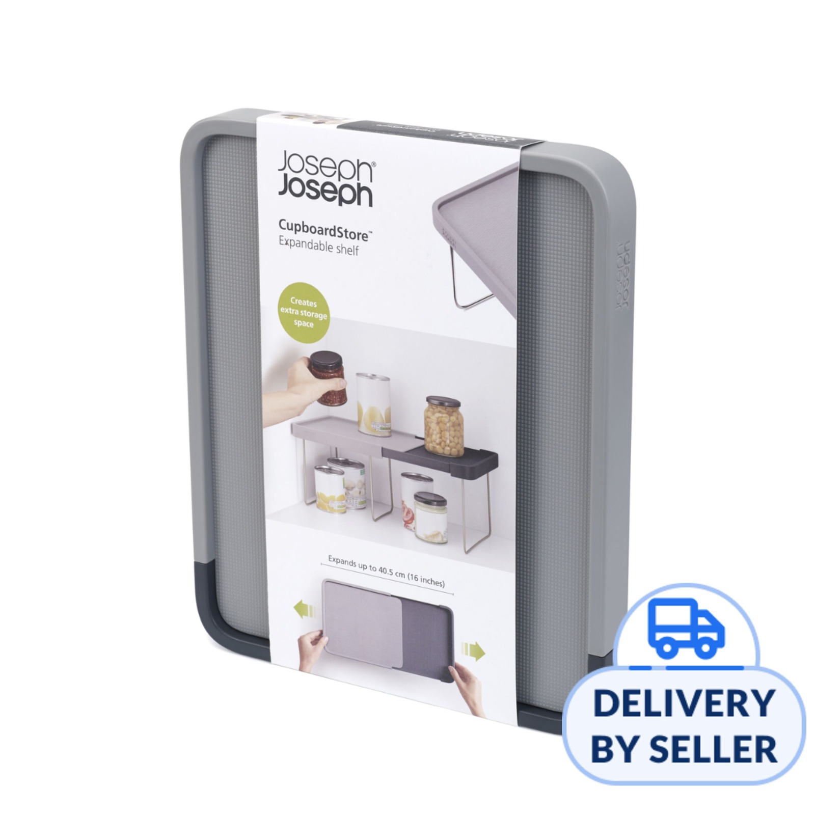 Joseph Joseph CupboardStore Expandable Shelf - Grey | NTUC FairPrice
