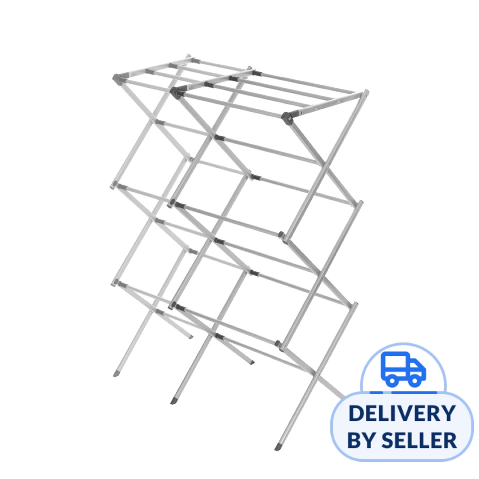 HOUZE - SLIM Compact X Extendable Drying Rack (Grey) | NTUC FairPrice