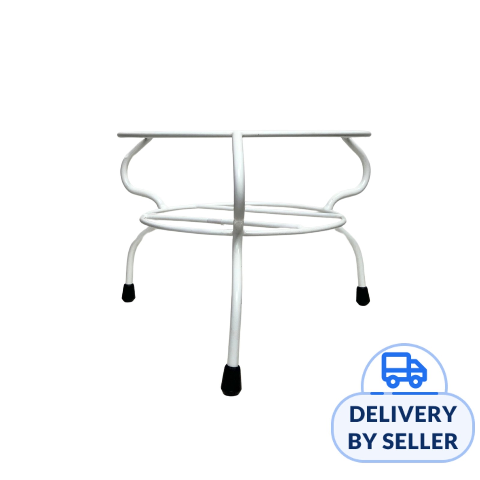 JM Flower Plant Stand 110 B/R/W - White | NTUC FairPrice
