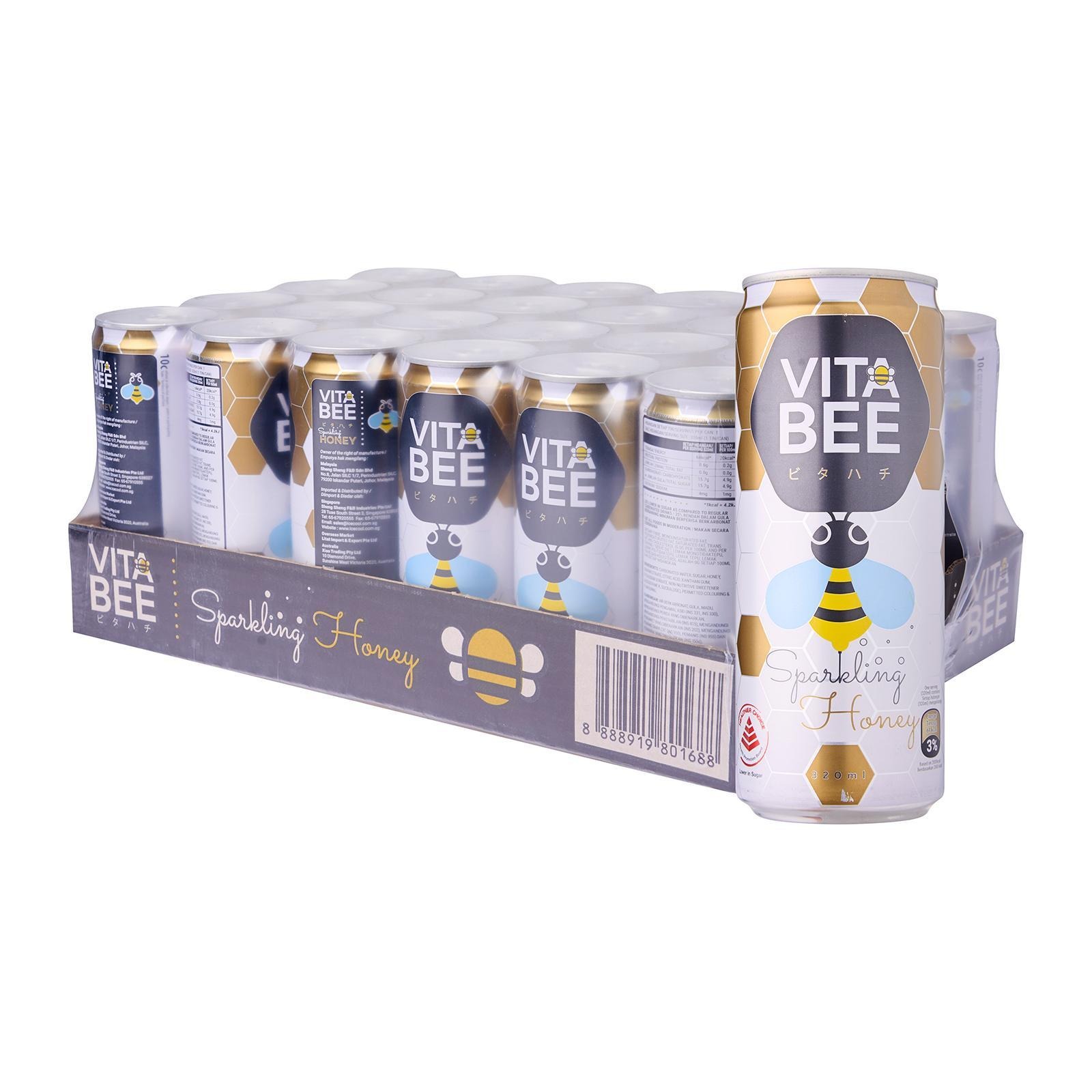 Vitabee Sparkling Honey Drink (Carton) | NTUC FairPrice