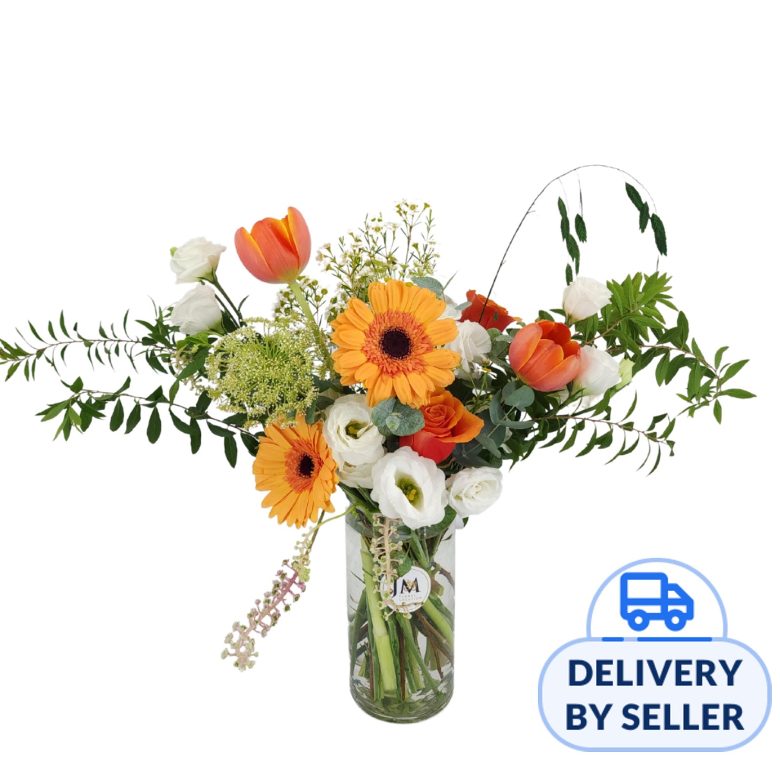 JM Flower Isla Flower Vase | NTUC FairPrice