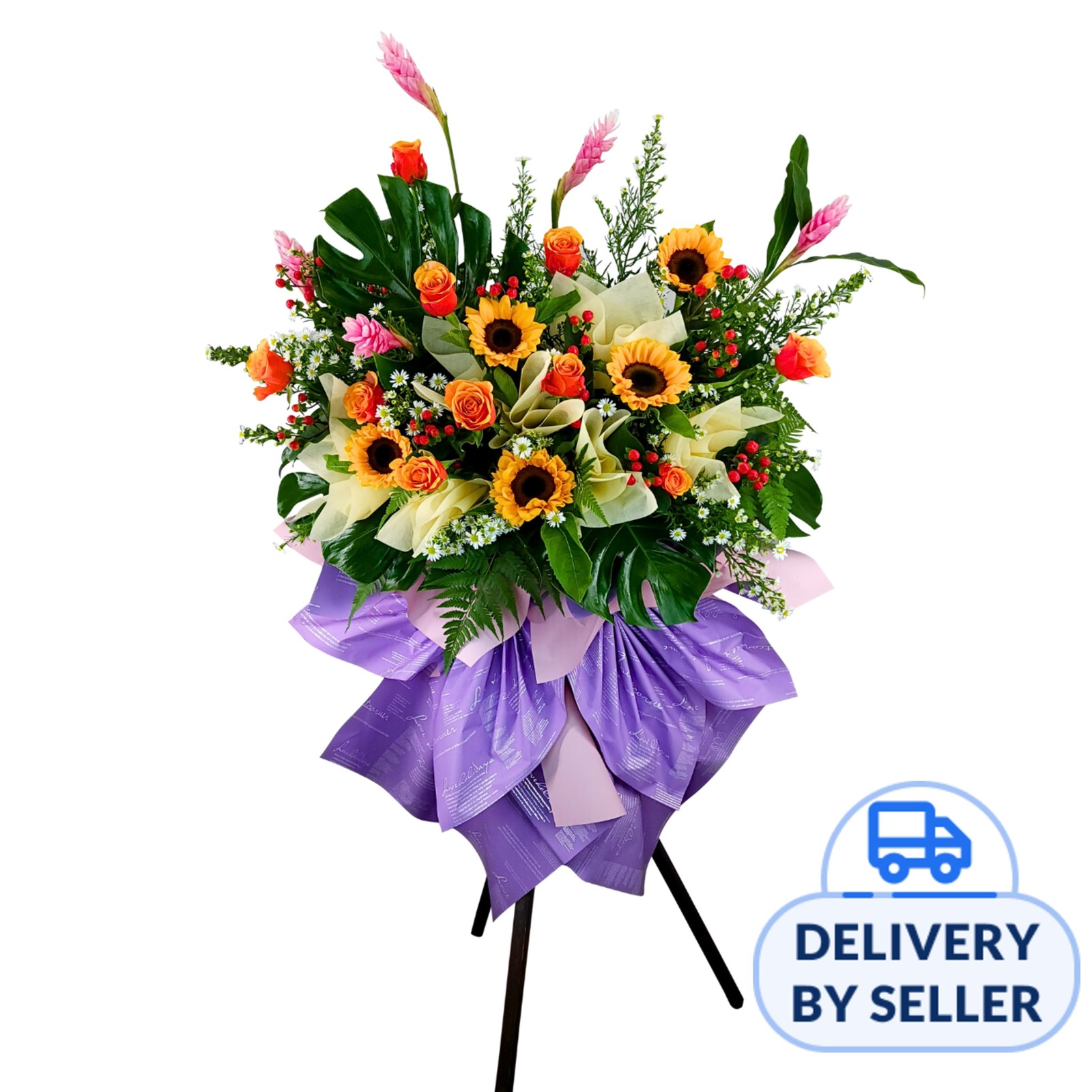 JM Flower Congratulatory Cheers Flower Stand | NTUC FairPrice