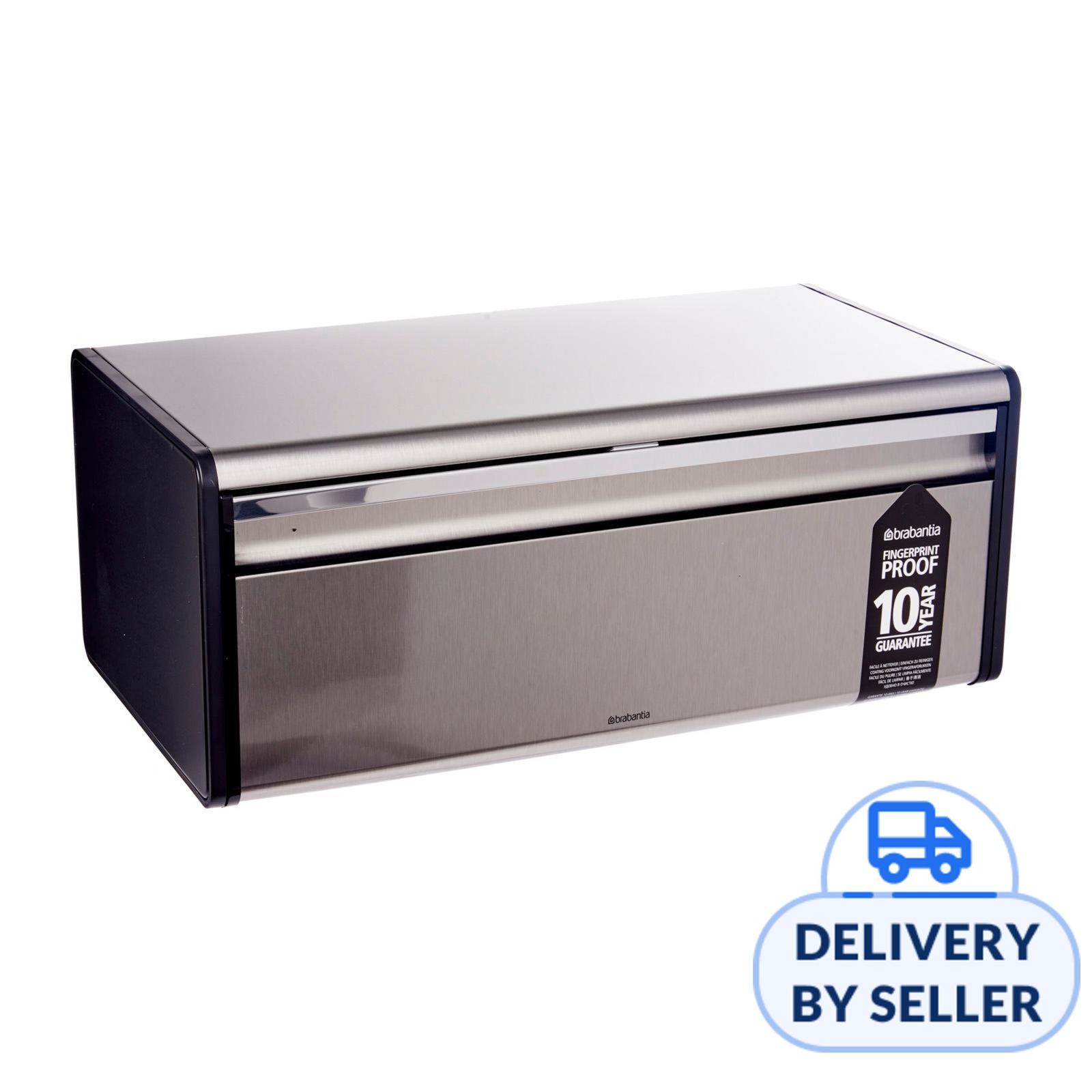BRABANTIA Fall Front Bread Bin - Matt Steel Fingerprint Proof | NTUC ...
