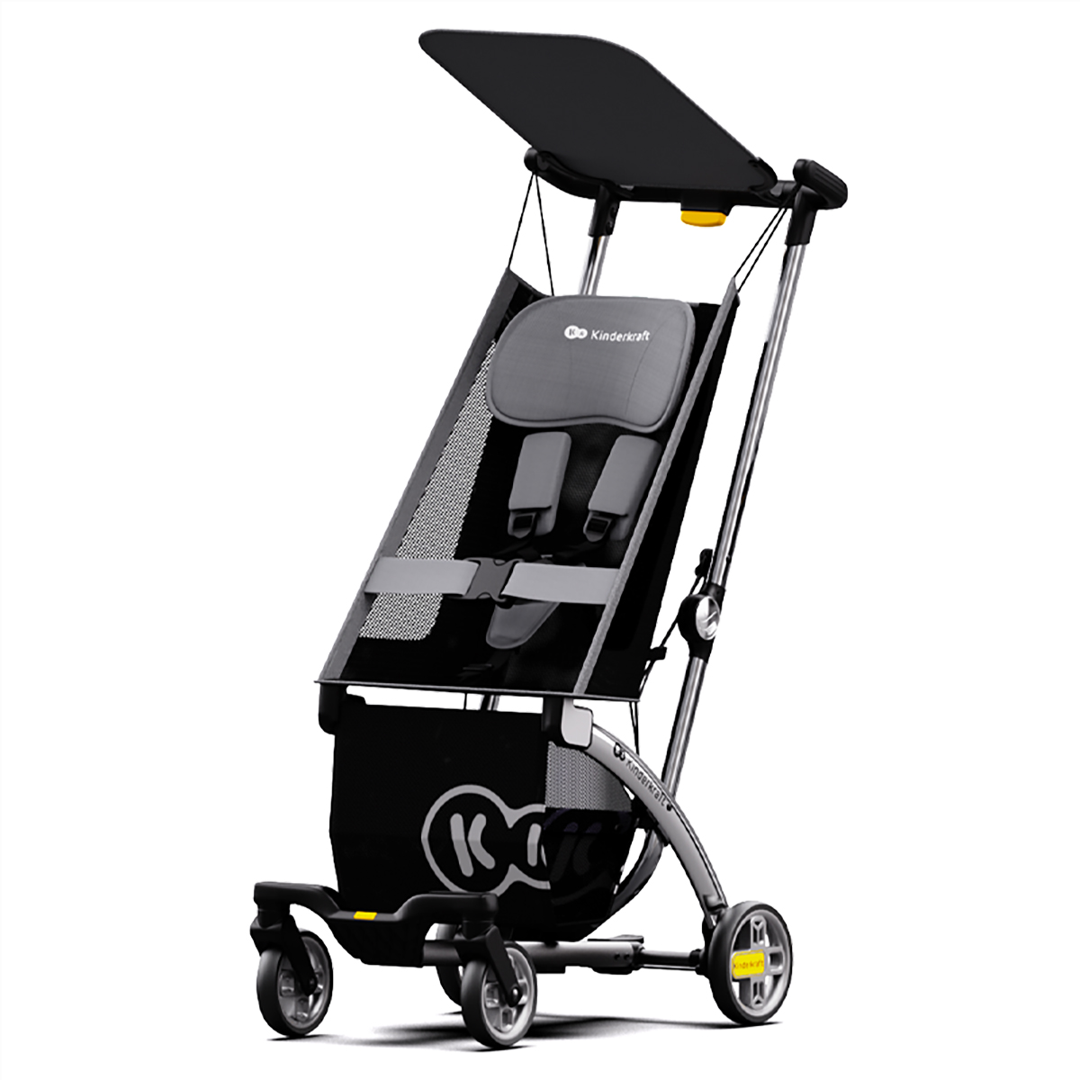 KINDERKRAFT Compact Stroller, KP2, Grey | NTUC FairPrice