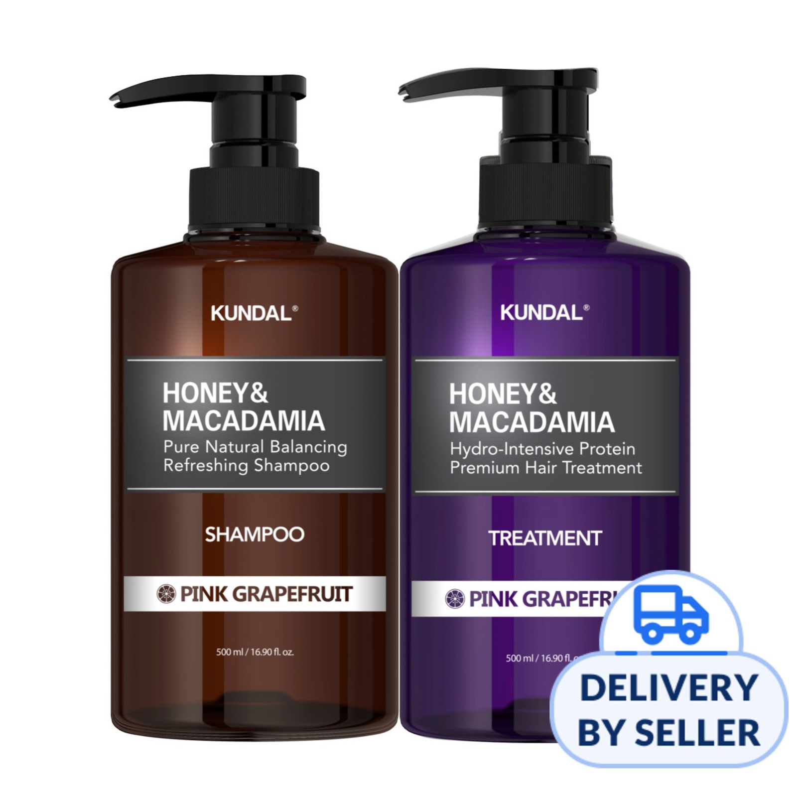 KUNDAL Shampoo & Treatment Set - Pink Grapefruit | NTUC FairPrice
