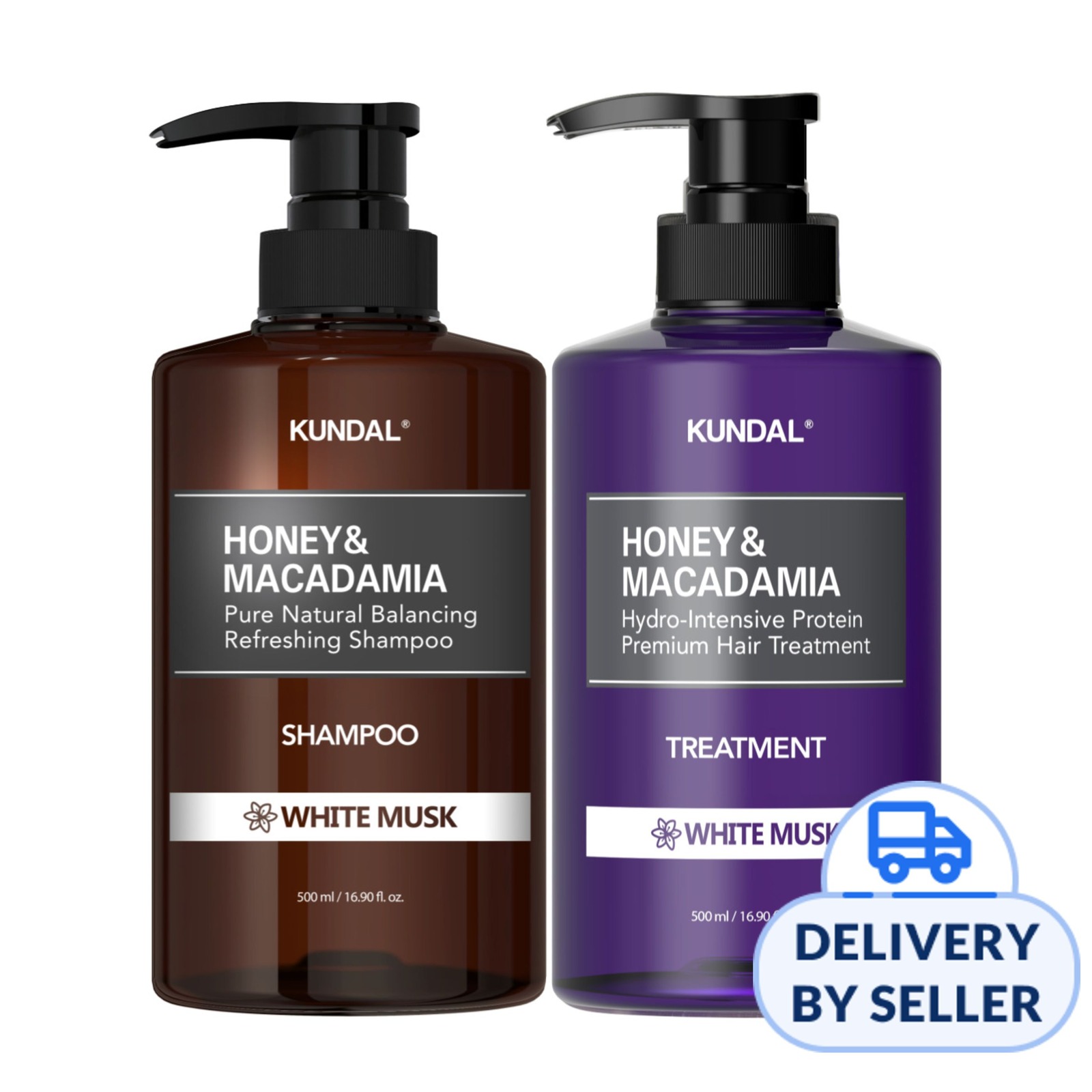 KUNDAL Shampoo & Treatment Set - White Musk | NTUC FairPrice