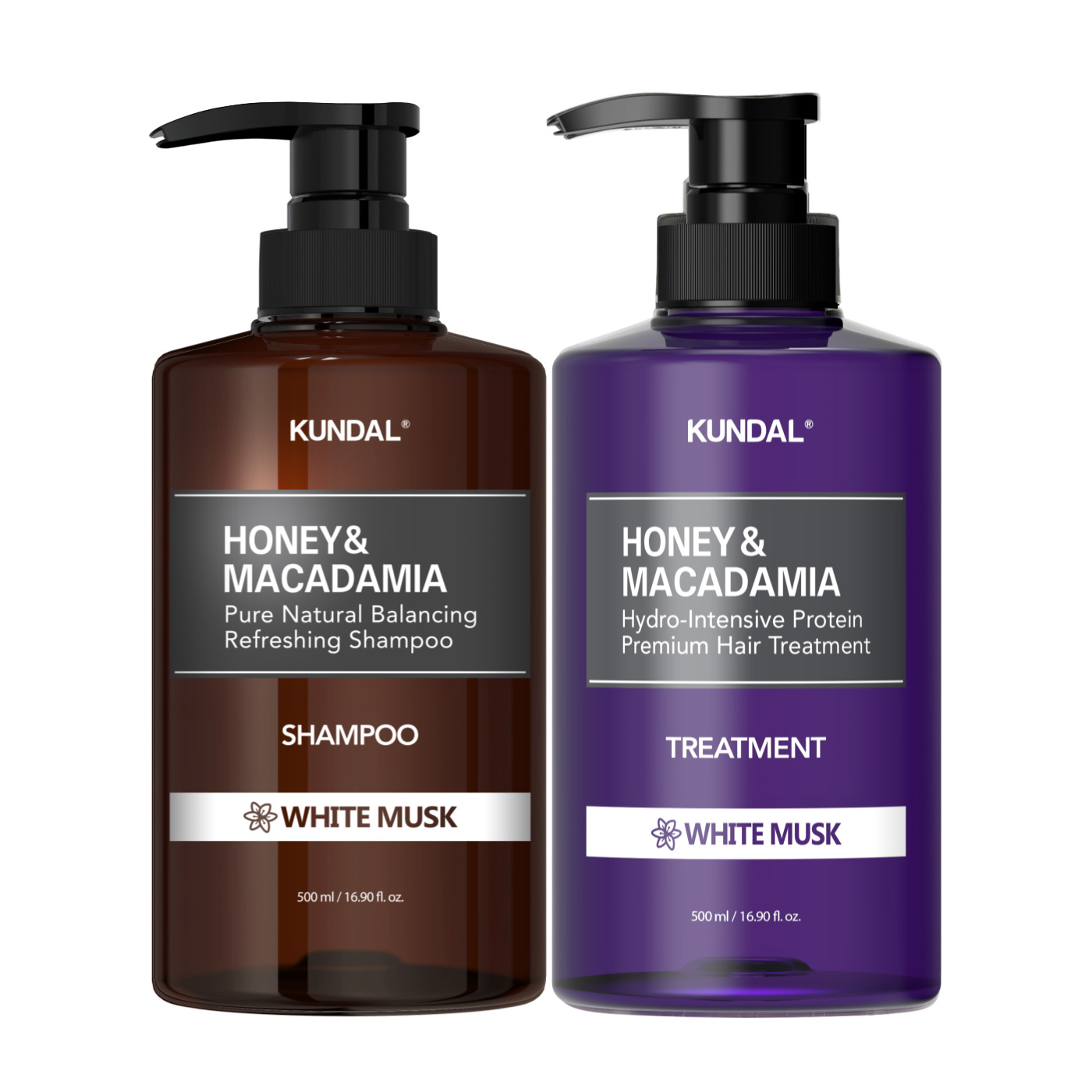 KUNDAL Shampoo & Treatment Set - White Musk | NTUC FairPrice